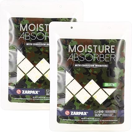 Amazon.com - Zarpax Moisture Absorbers For Gun Safe 7.5 oz/212g - Gun Safe Dehumidifier Prevents ...