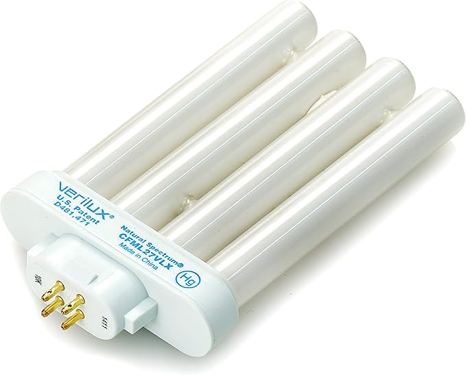 Verilux Genuine CFML27VLX Natural Spectrum Bulb | 1715 Lumens, 6500K ...