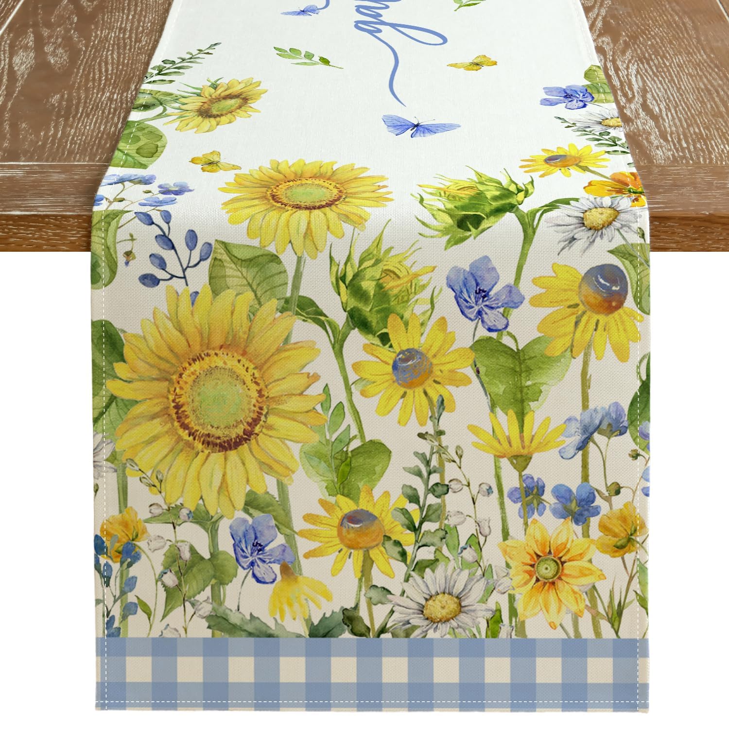 Amazon.com: ARKENY Summer Table Runner 13x72 Inches, Sunflower ...