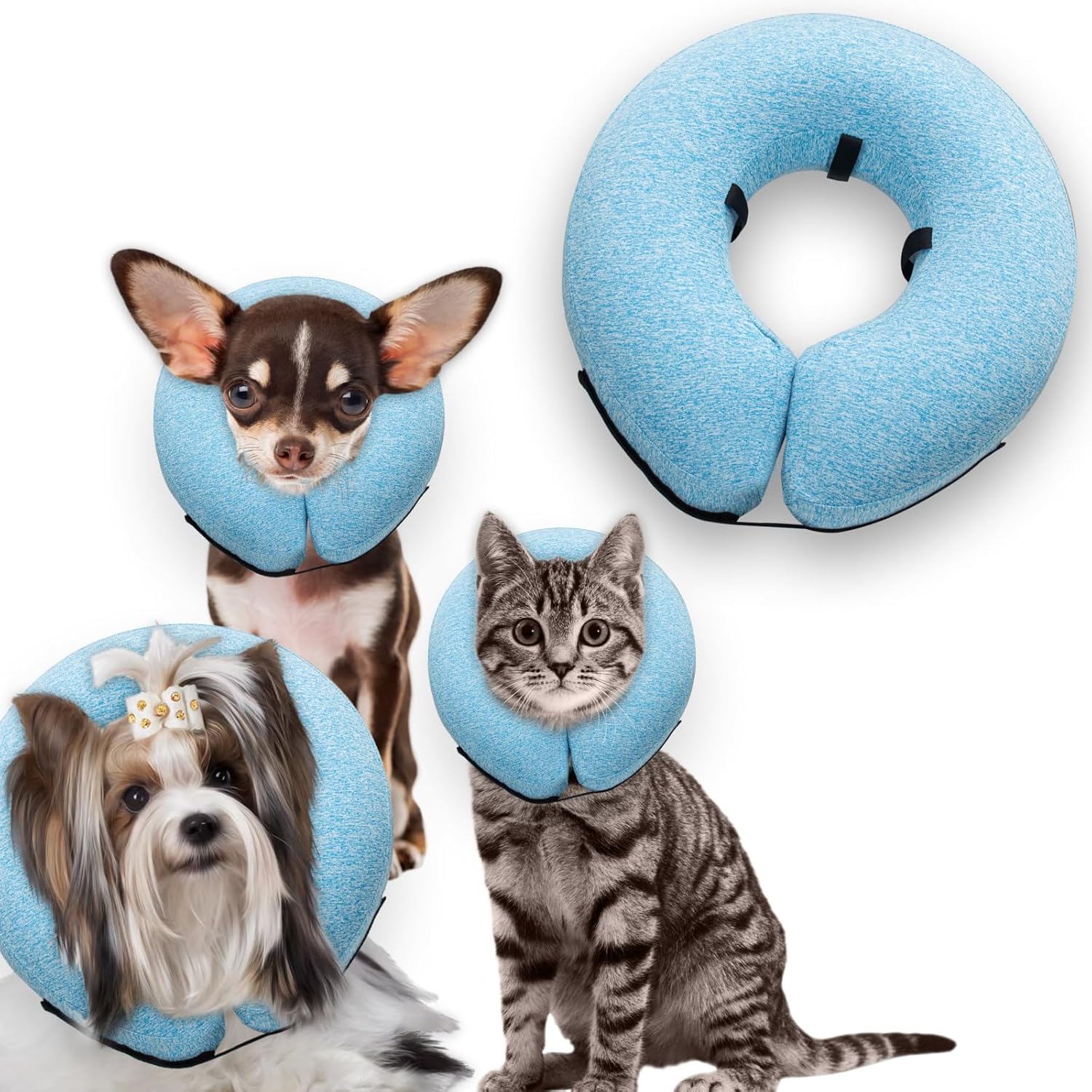 Amazon.com : Big Hippo Inflatable Dog Cone-Soft Pet Cones for Dogs ...