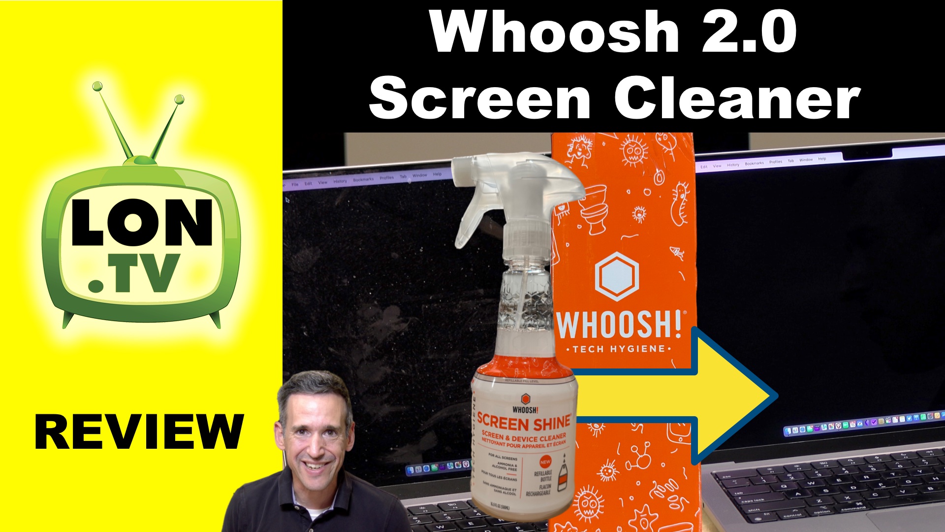 Watch Whoosh 2.0 Screen Cleaner Full Review! on Amazon Live