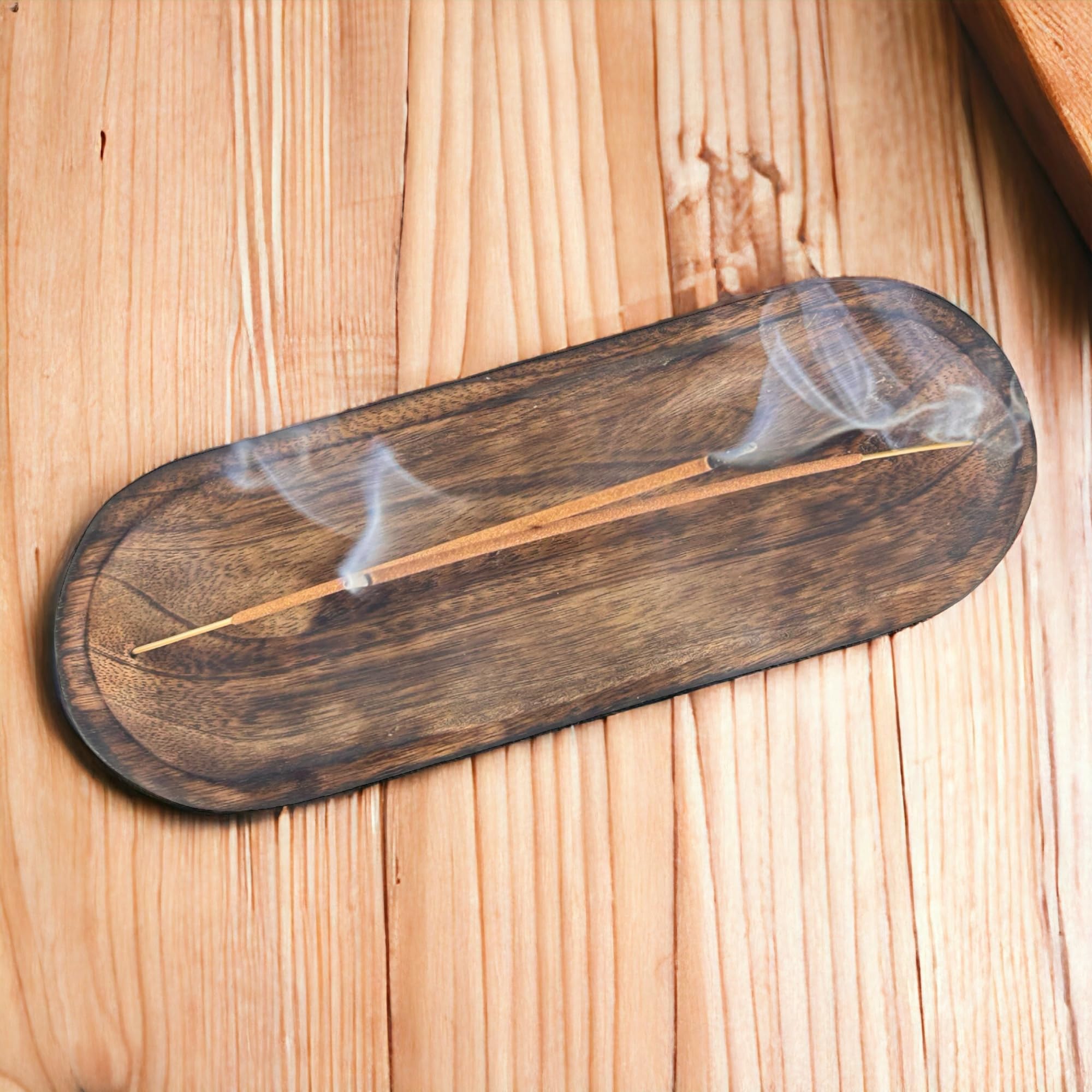 Amazon.com: 12 Pieces Wooden Incense Stick Holder Handmade Wooden ...