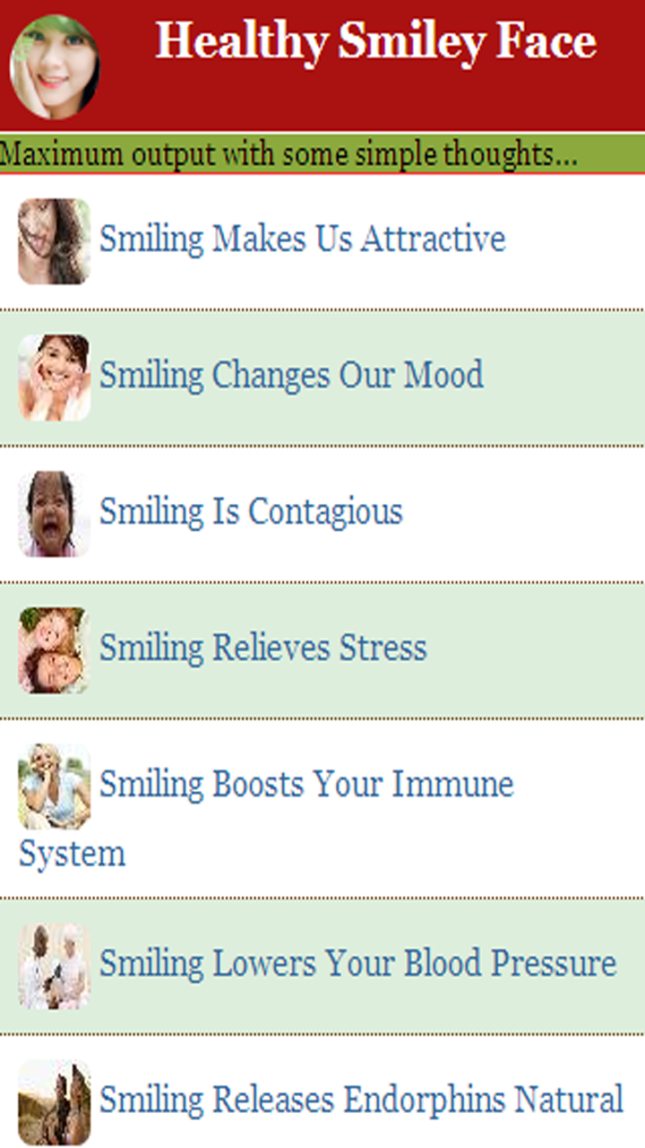 Healthy Smiley Face - App on the Amazon Appstore