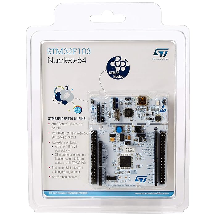 Buy STM32 Nucleo-64 development board with STM32F103RB MCU, supports Arduino and ST morpho ...