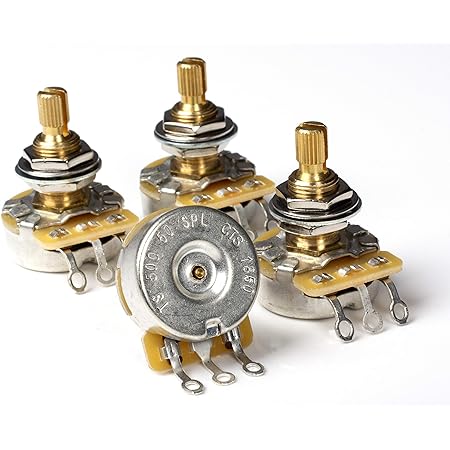 Amazon.com: CTS Pot, 500k Audio, Long Split Shaft (4 Pack) : Musical ...