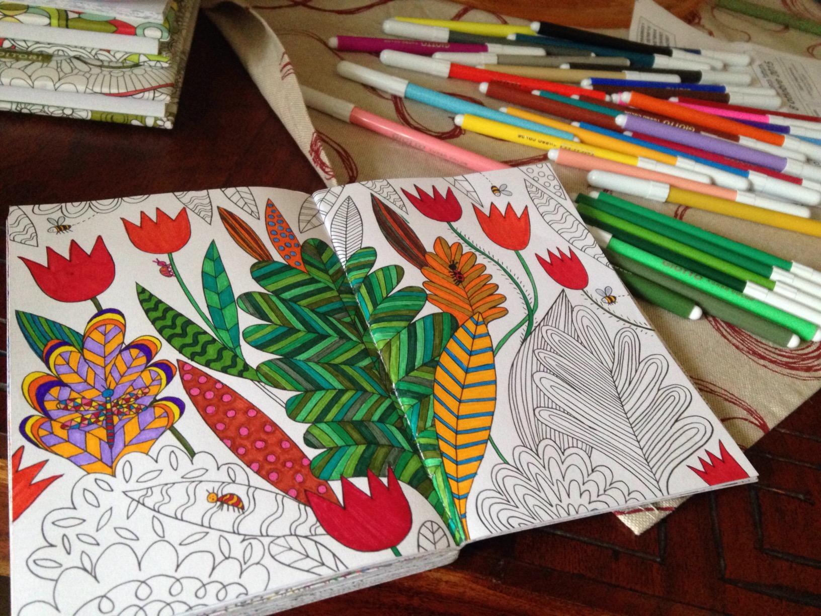 The Mindfulness Colouring Book: Anti-Stress Art Therapy for Busy People ...