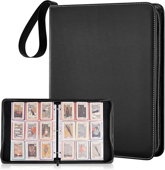 Amazon.com: 9 Pocket Card Binder, 900 Premium Zip Trading Card Binder ...