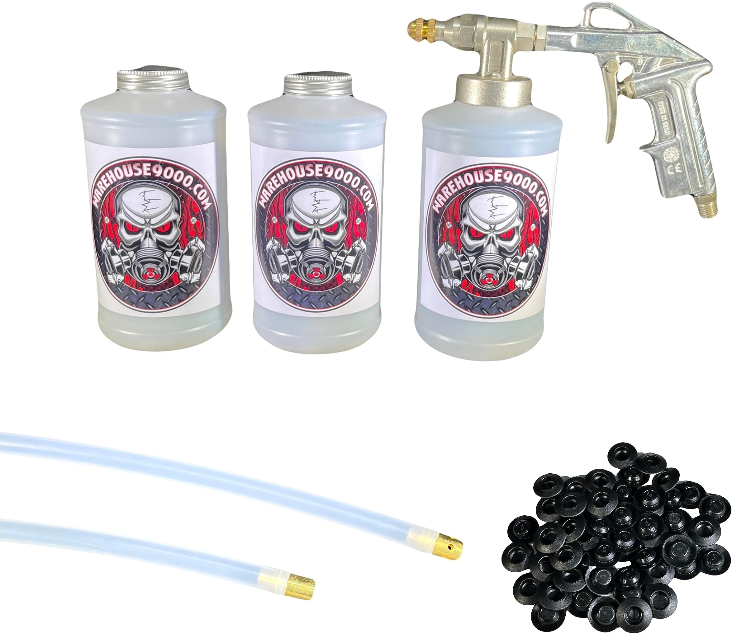 Amazon.com: Pro Undercoating Spray Gun Kit, Fluid Film, Wool Wax, PFC ...