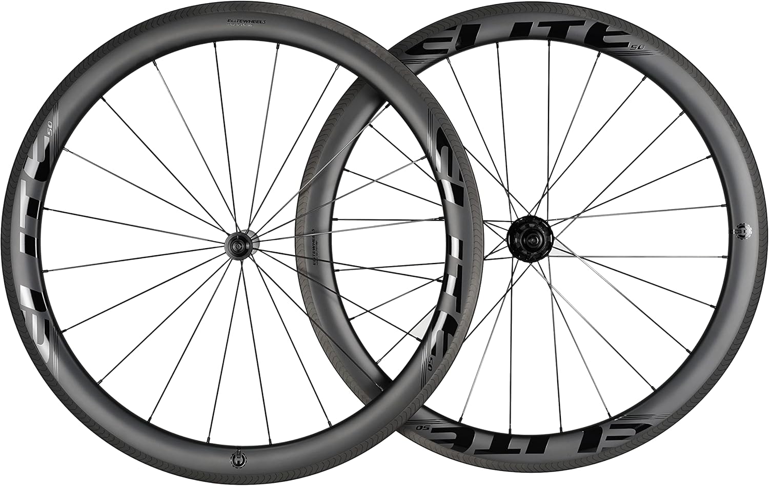 ELITEWHEELS Carbon Wheels Edge 700c Rim Brake Ultralight 1291g 40mm ...