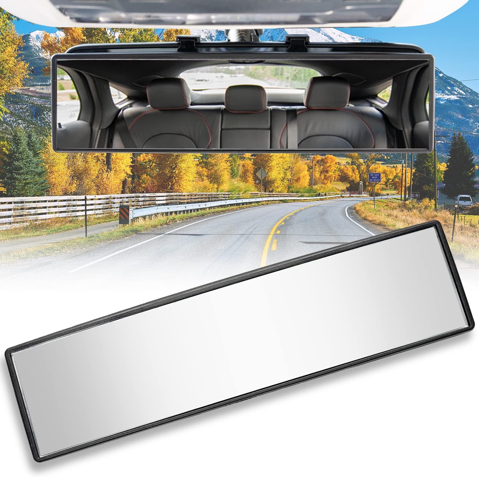 Angel View New Improved Wide-Angle Rearview Mirror AS-SEEN-ON-TV Reduce ...