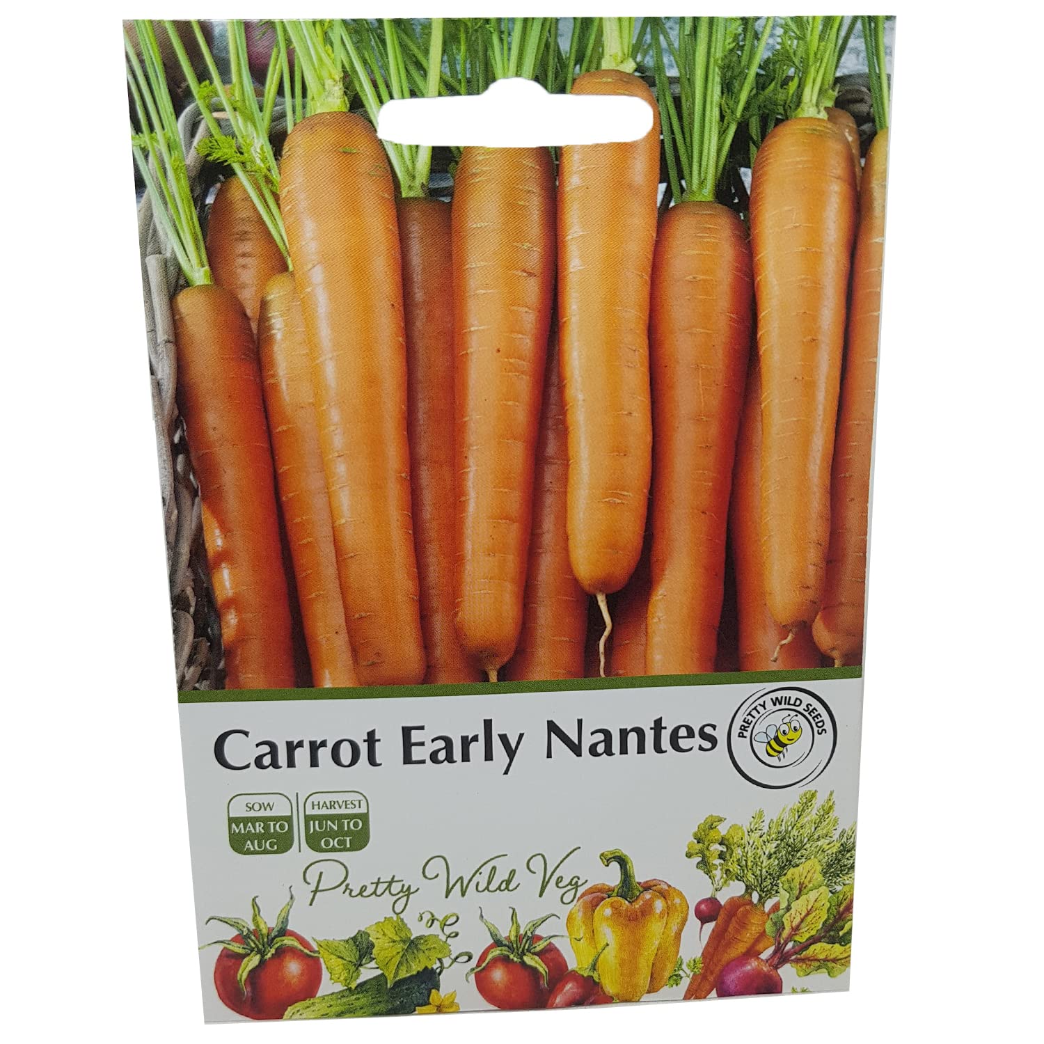 Carrot Early Nantes Seeds in Pictorial Packet from a UK Seller ...