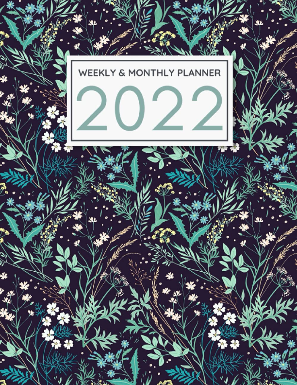 Weekly and Monthly Planner A4 2022: Weekly and monthly diary january ...