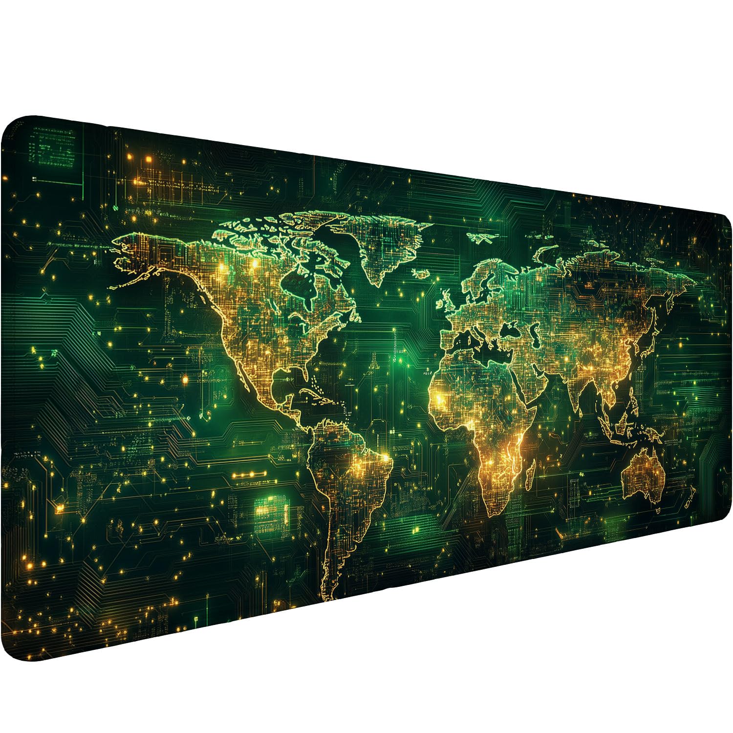 Amazon.com: Circuit Board Diagram Desk Mat Fantastic Interesting Large ...