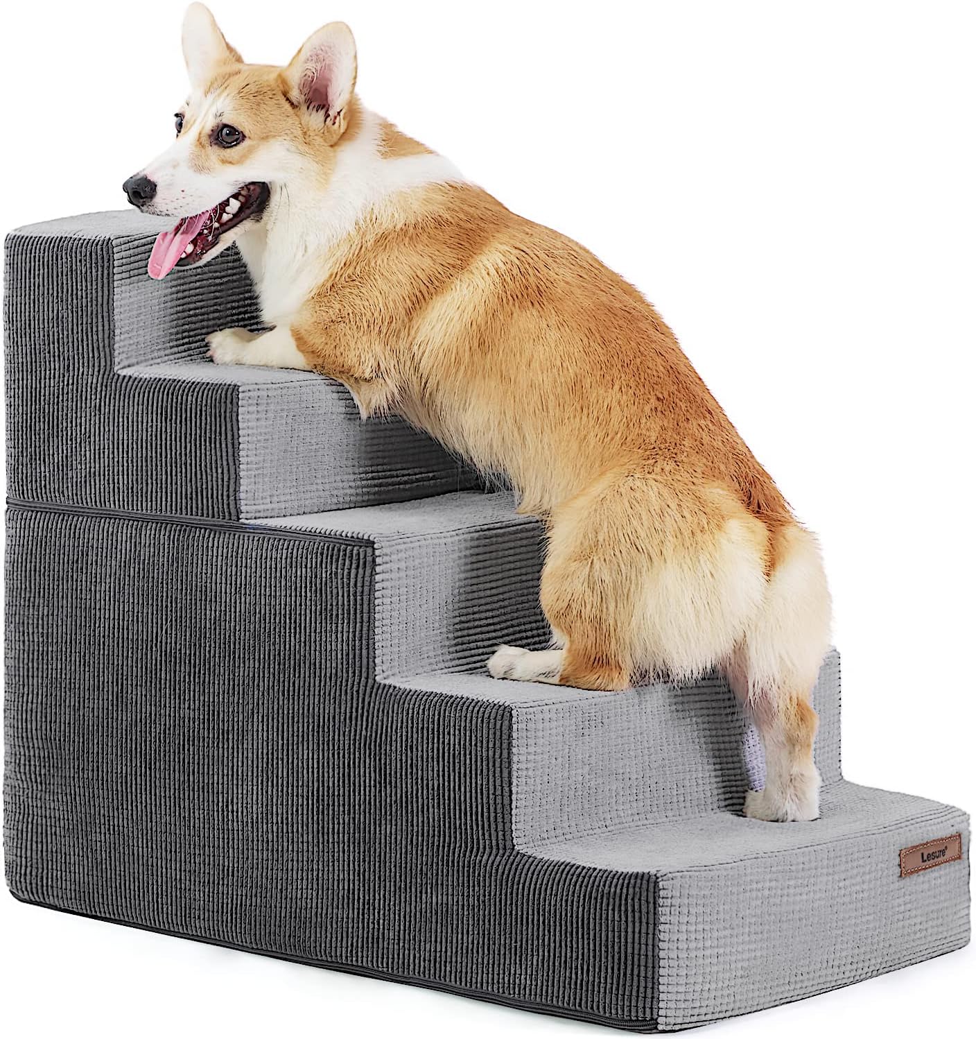 Amazon.com : Made in USA Foldable Pet Steps/Stairs with CertiPUR-US ...