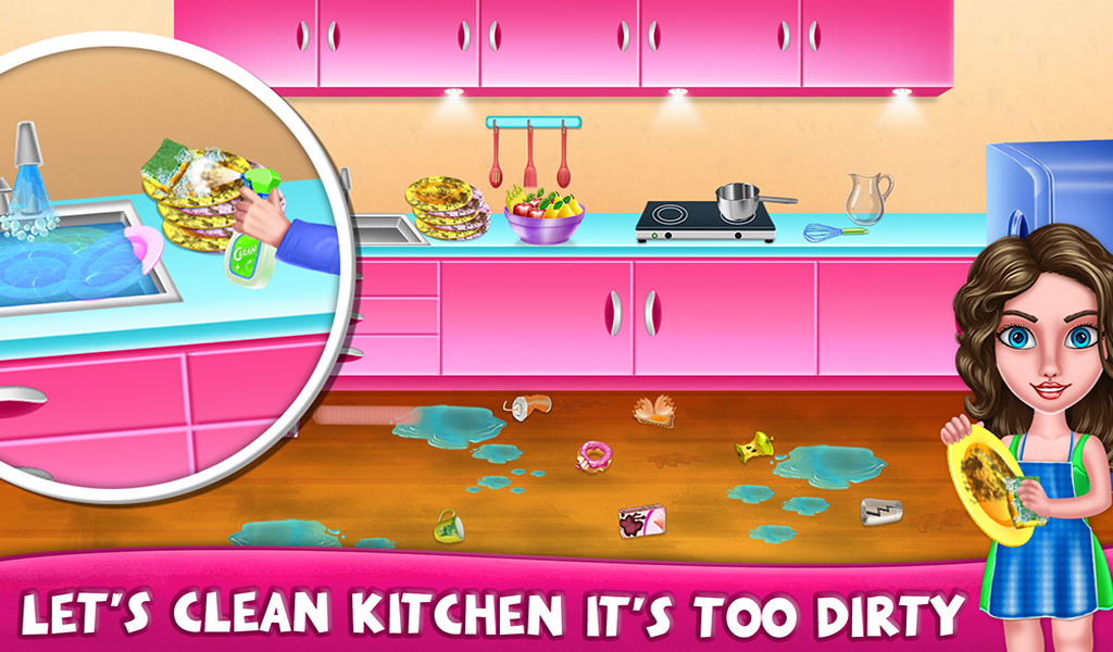 Messy House Cleanup - Sweet Baby Girl Cleaning - App on Amazon Appstore
