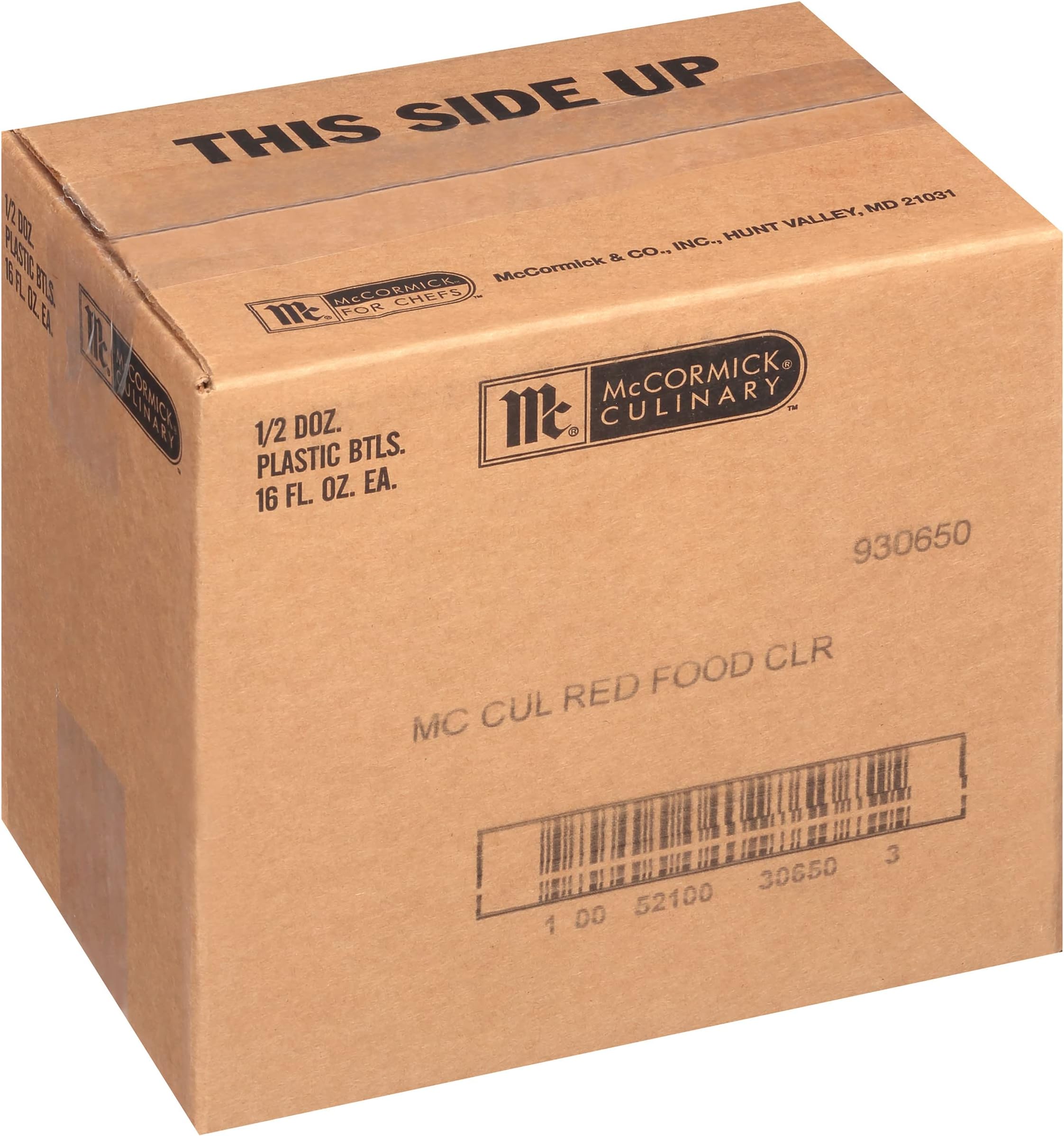 Amazon.com : McCormick Culinary Red Food Coloring, 16 fl oz (Pack of 6 ...
