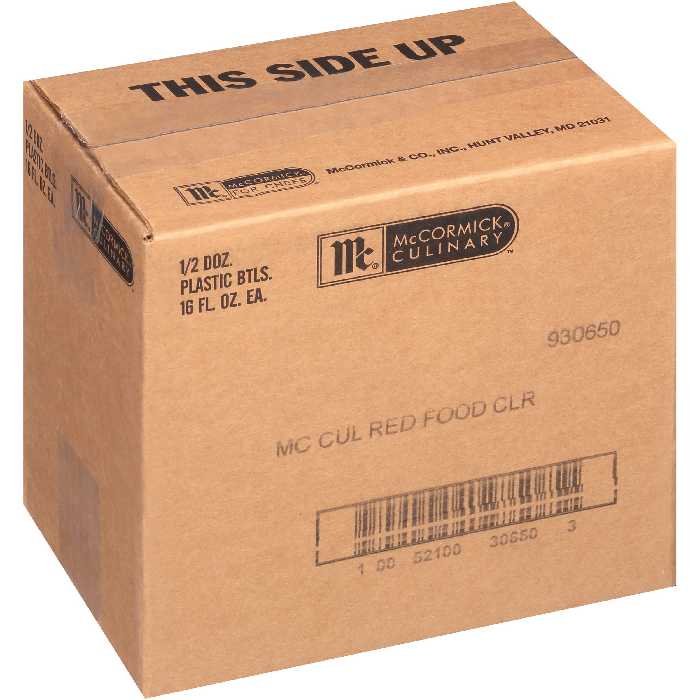 Amazon.com : McCormick Culinary Red Food Coloring, 16 fl oz (Pack of 6 ...