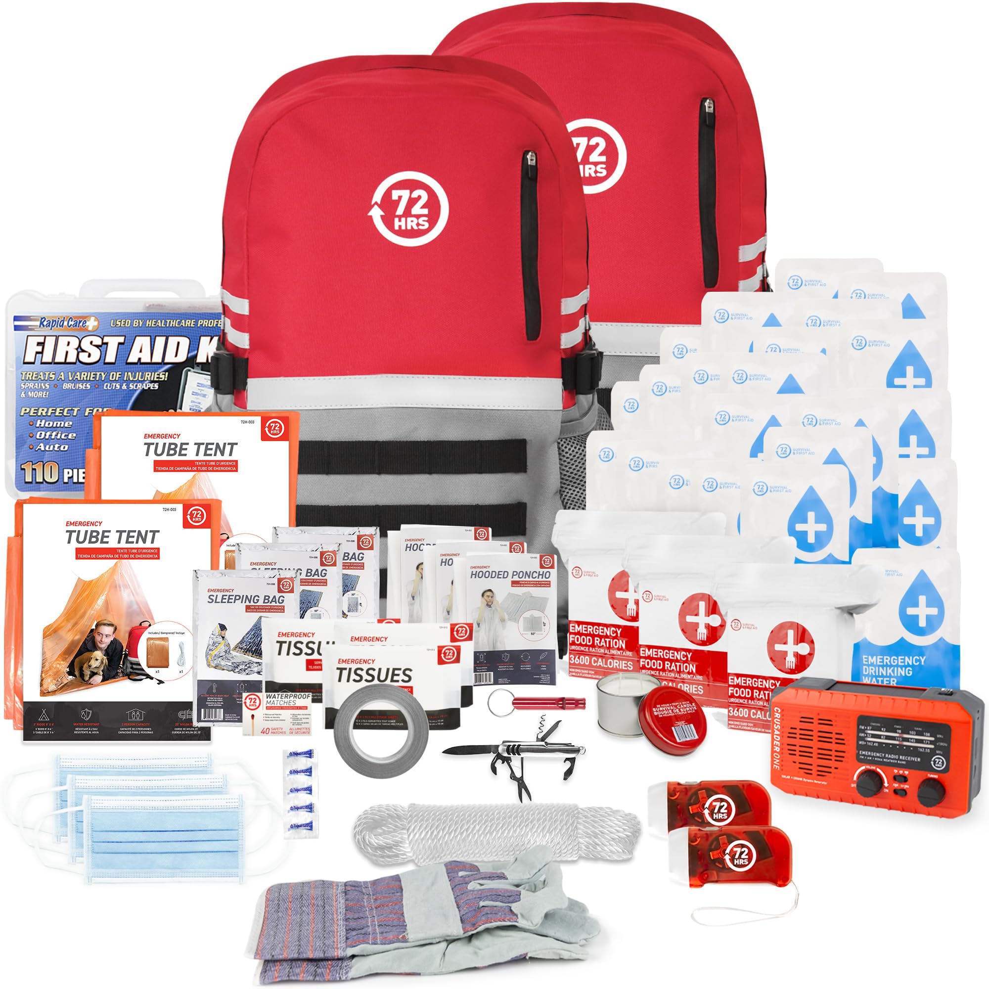Snapklik.com : 72 HRS Deluxe Emergency Survival Kit - Heavy Duty 72 ...