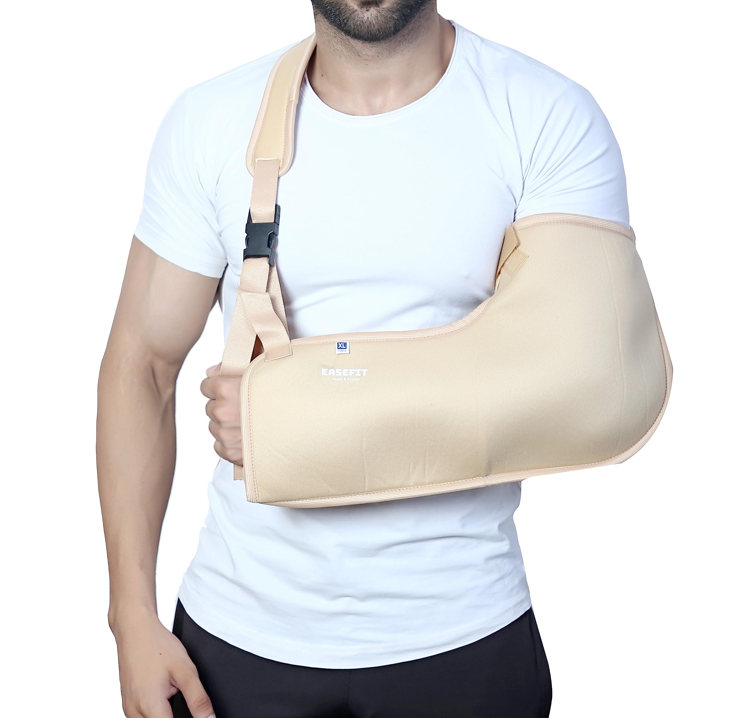 Buy EASEFIT Arm Supporter Arm Sling Pouch Belt with Elbow Support, Arm ...