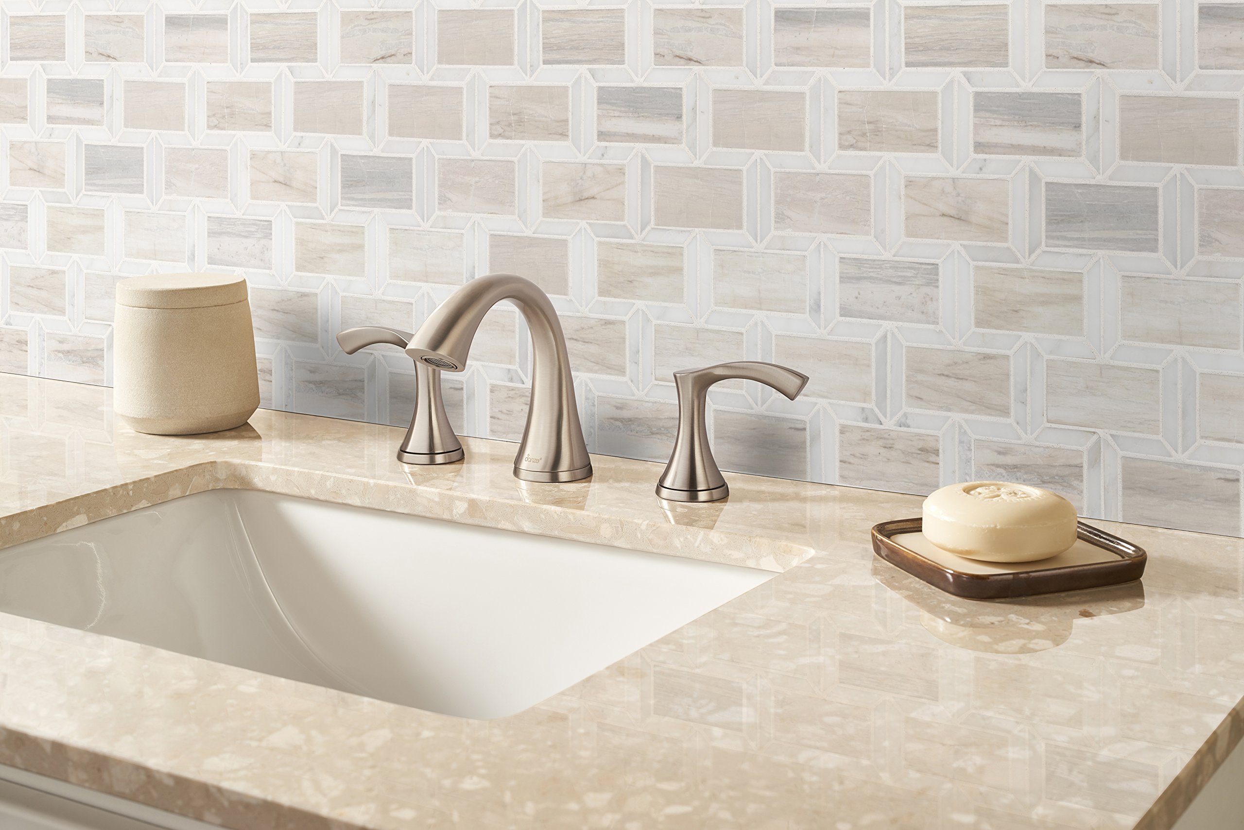 Angora Collection Ceramic Tile Angora Marble Mosaic Intricate