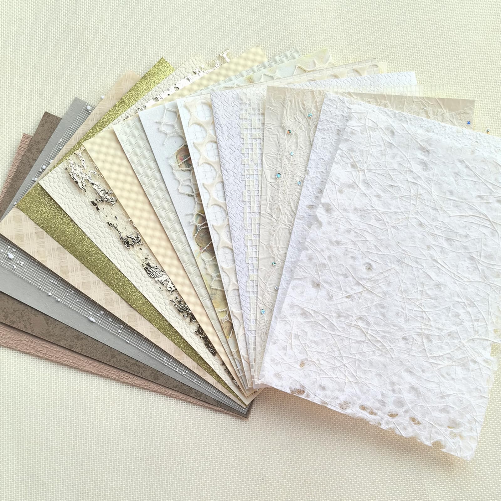 Amazon.com: PRSTINCOL 90 Sheets Scrapbook Paper with Mesh Fabric,6 Pack ...