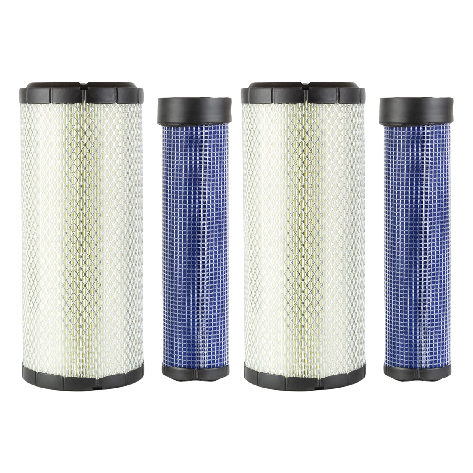 Amazon.com: GETOPAUTO 46671&46672 Engine Air Filter Kit Inner Outer Fit ...