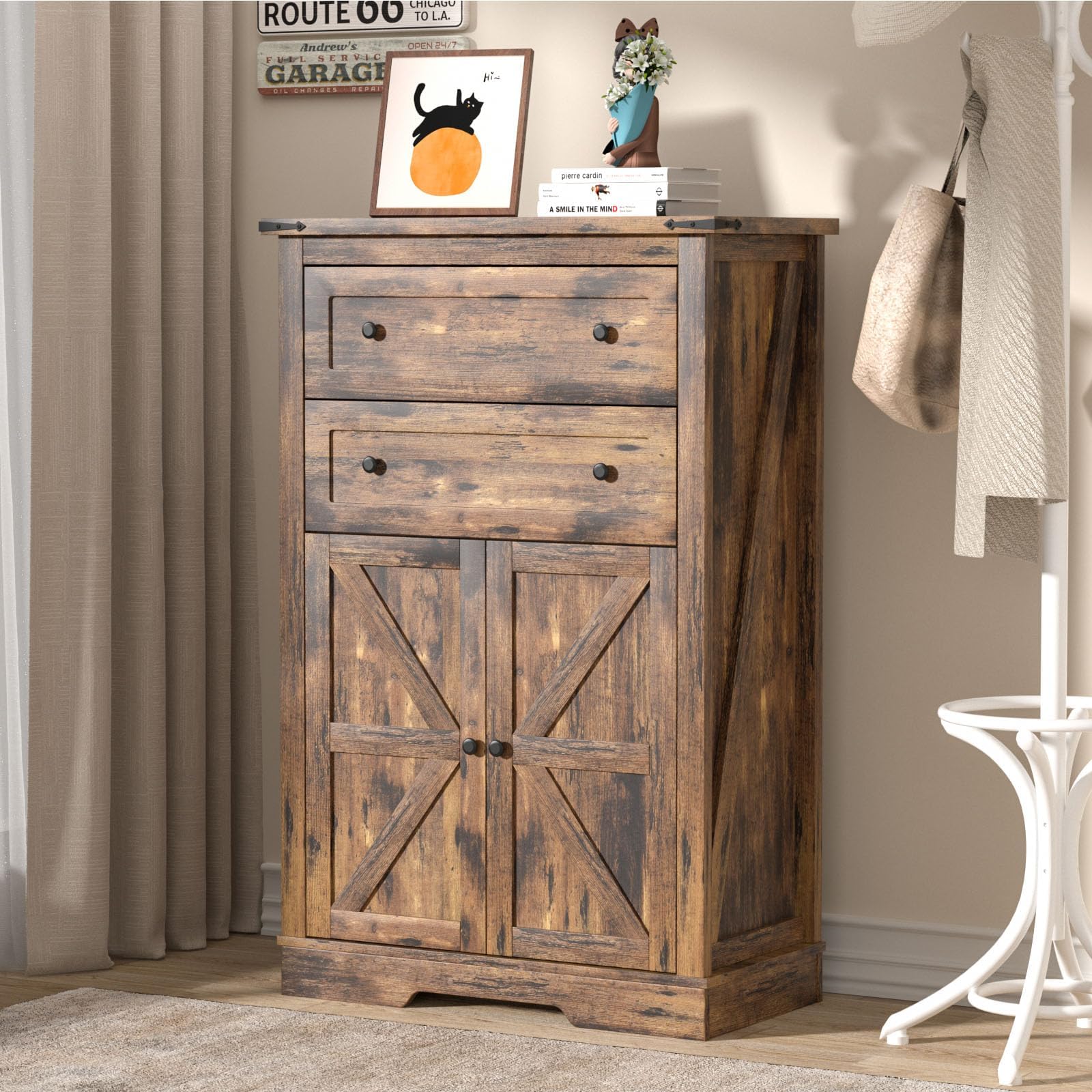 Amazon.com: Vabches Dresser for Bedroom, 5 Drawers Dresser Organizer ...