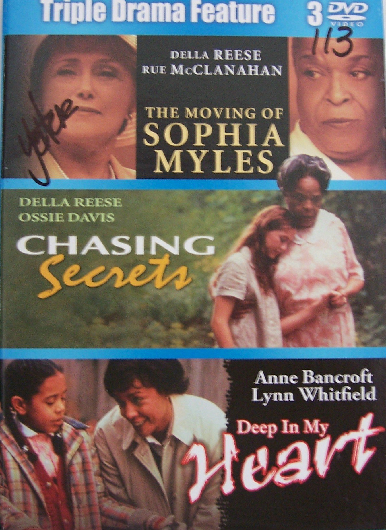 Amazon.com: Sophia Myles / Chasing Secrets / Deep in My Heart / (Triple Drama Feature ...