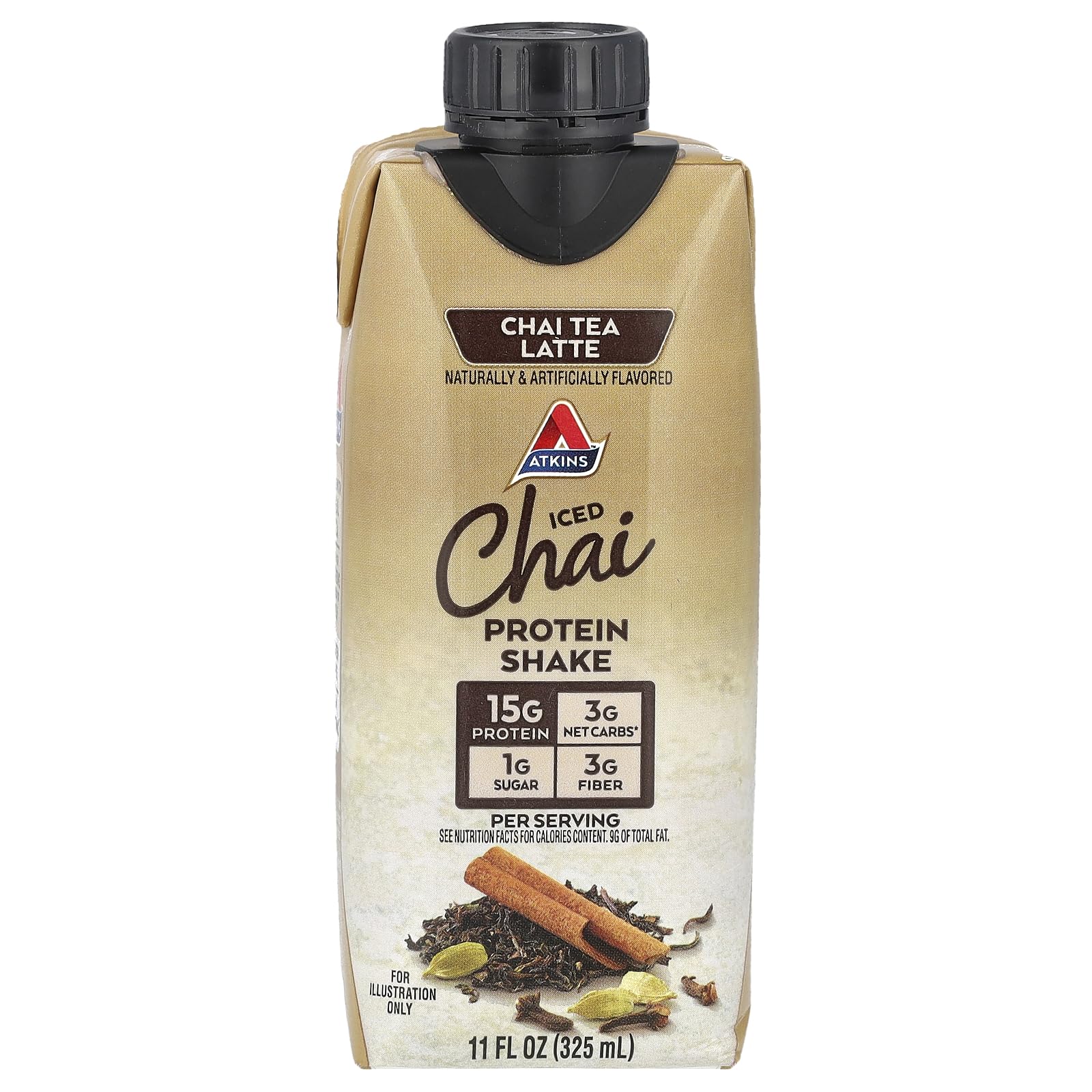 Snapklik.com : Atkins Iced Chai Tea Latte Protein-Rich Shake, Keto ...