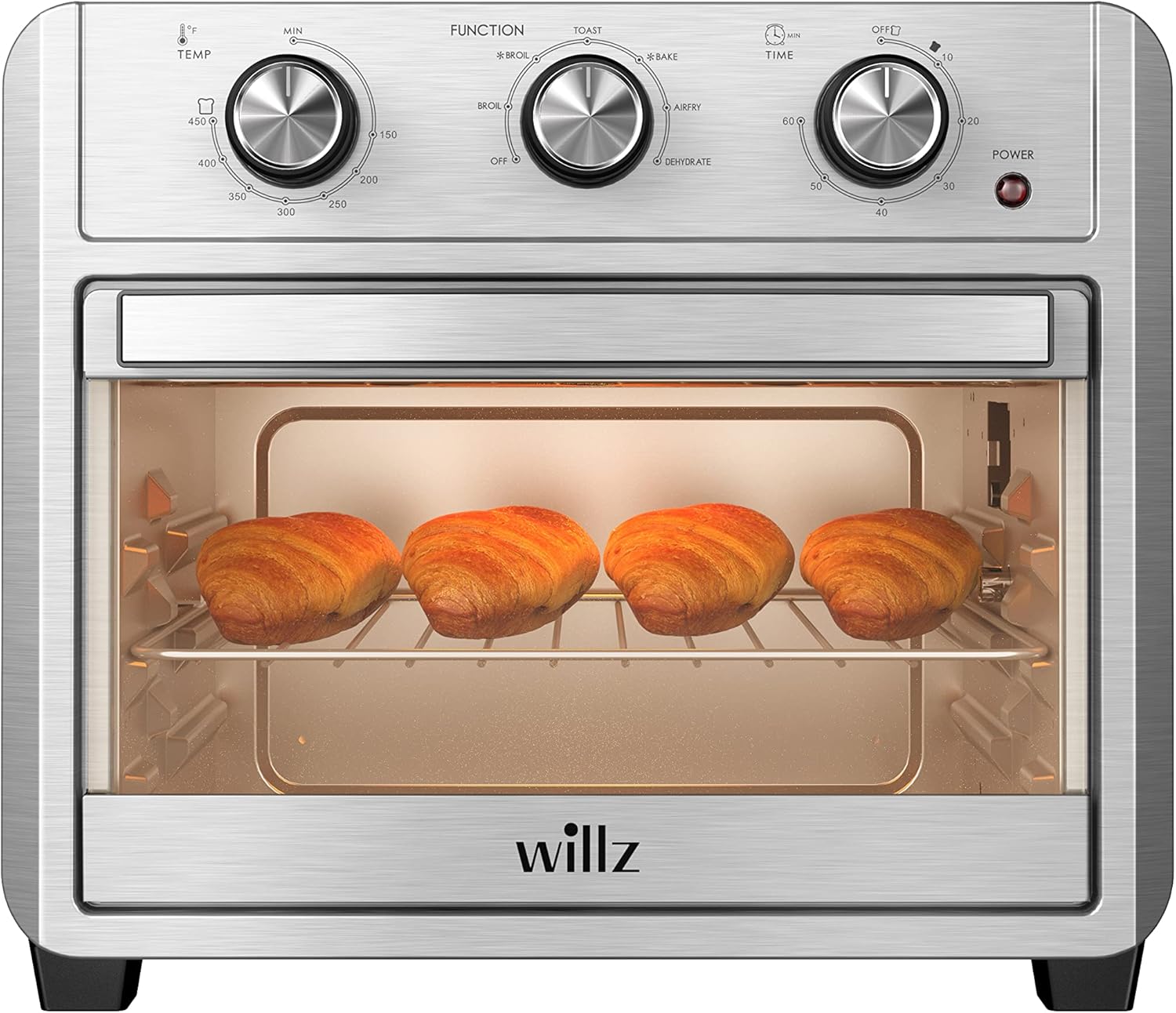 Willz 6-in-1 Air Fryer Toaster Oven Instruction Manual