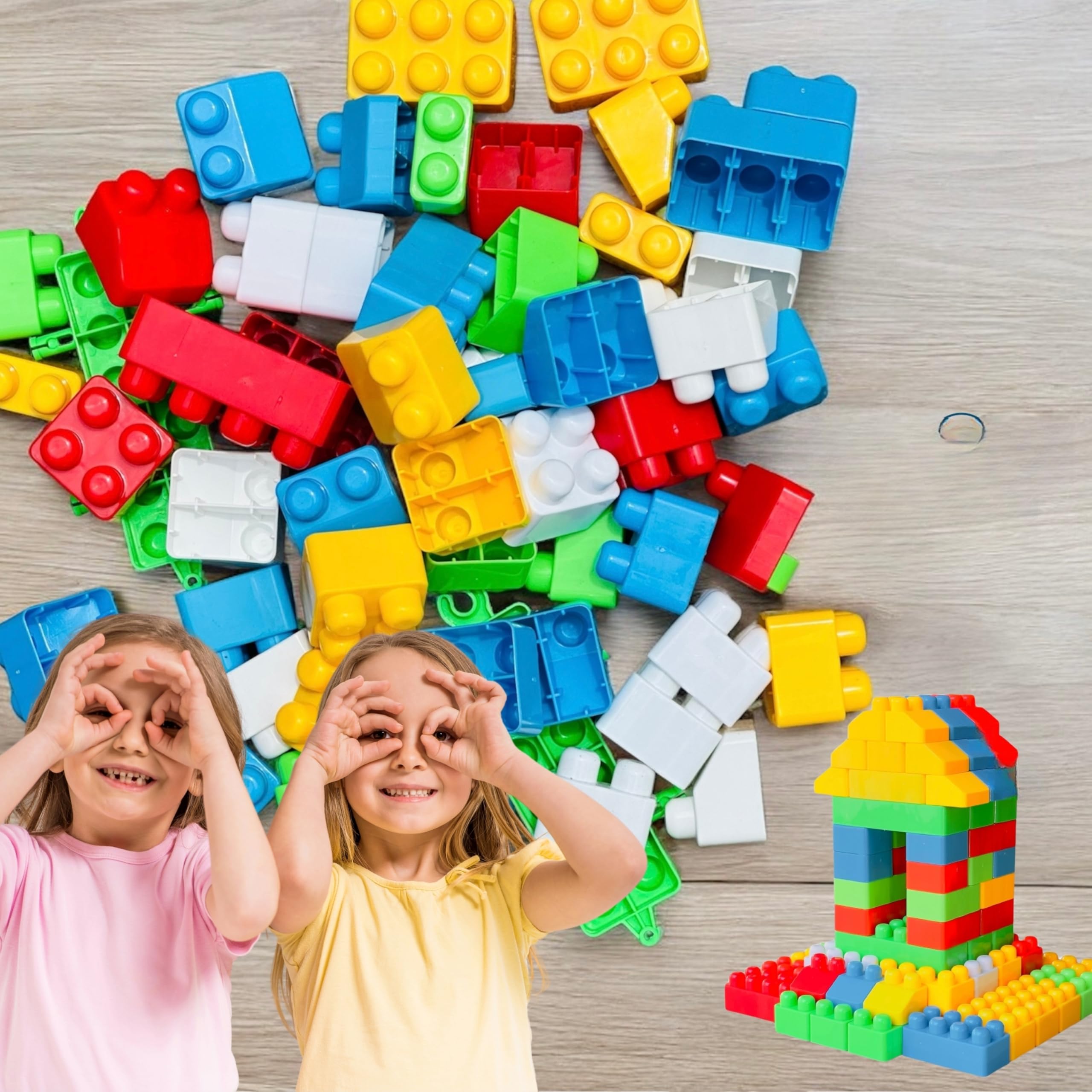 ARIZON Mega Jumbo Size Building Blocks with Wheels - Smart Activity Fun ...