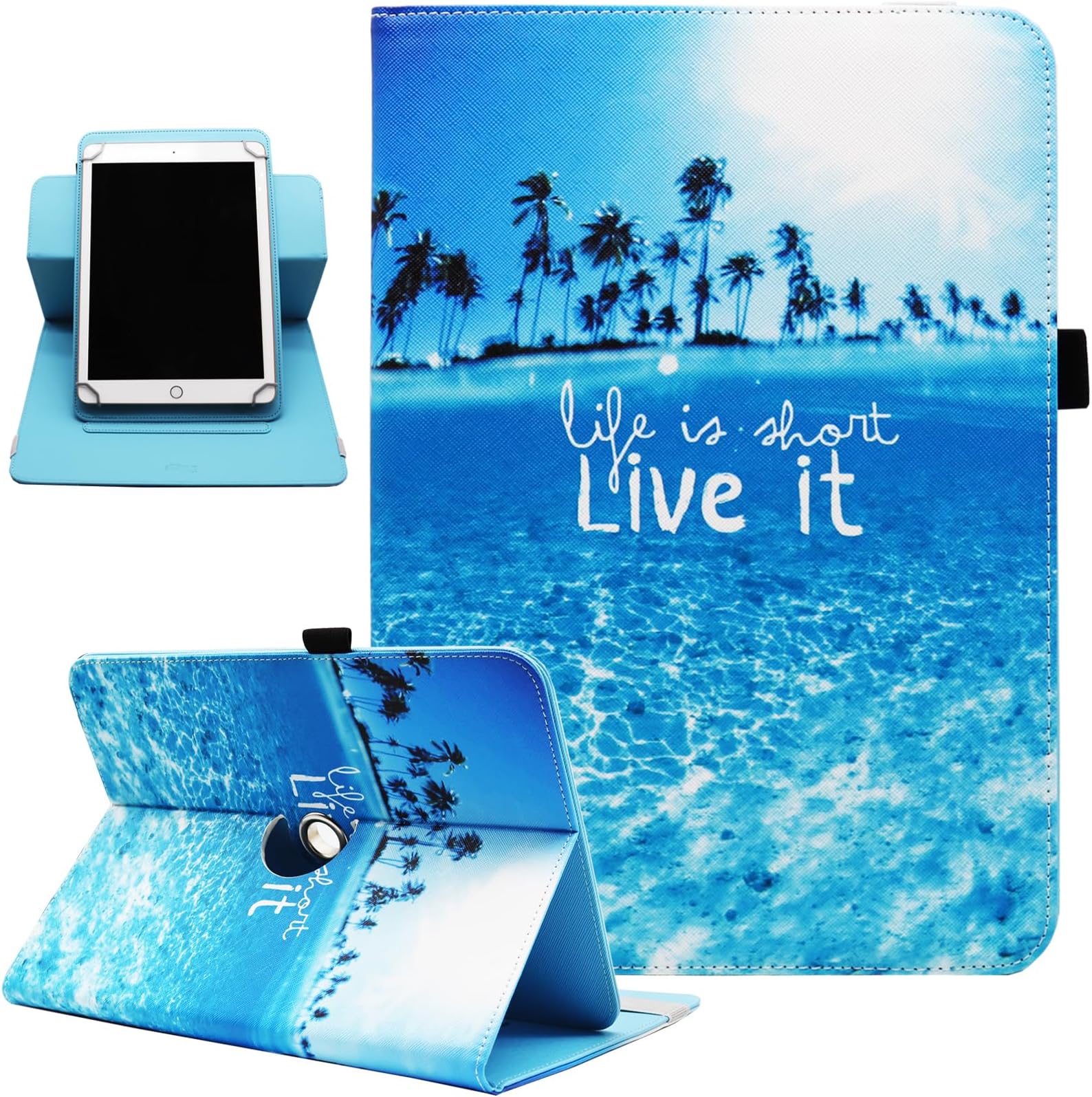 Amazon.com: Universal 10 10.1 Inch Android Tablet Case, Dluggs PU ...