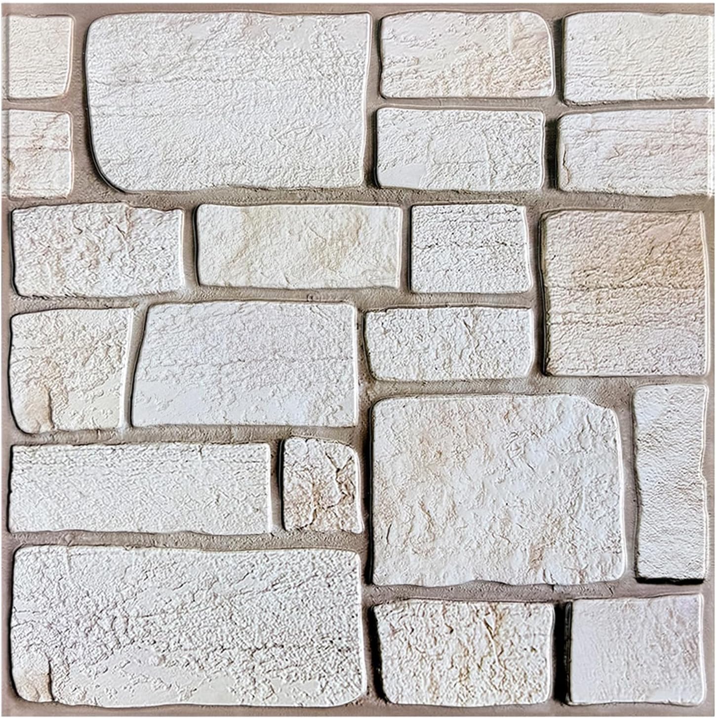 Amazon.com: Commomy Faux Stone Wall Panels - 10 Sheets Ultralight PVC ...