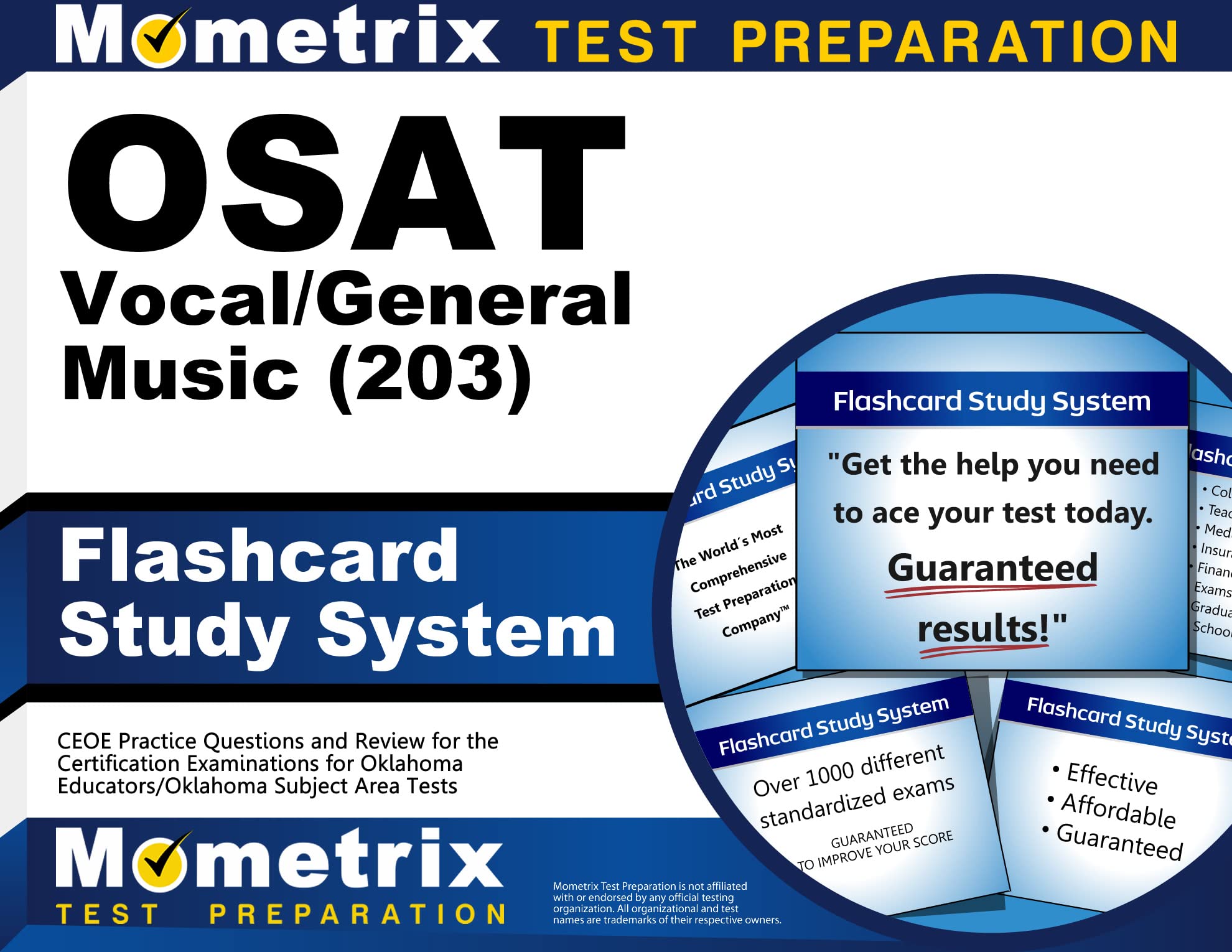 OSAT Vocal/General Music (203) Flashcard Study System: CEOE Practice ...