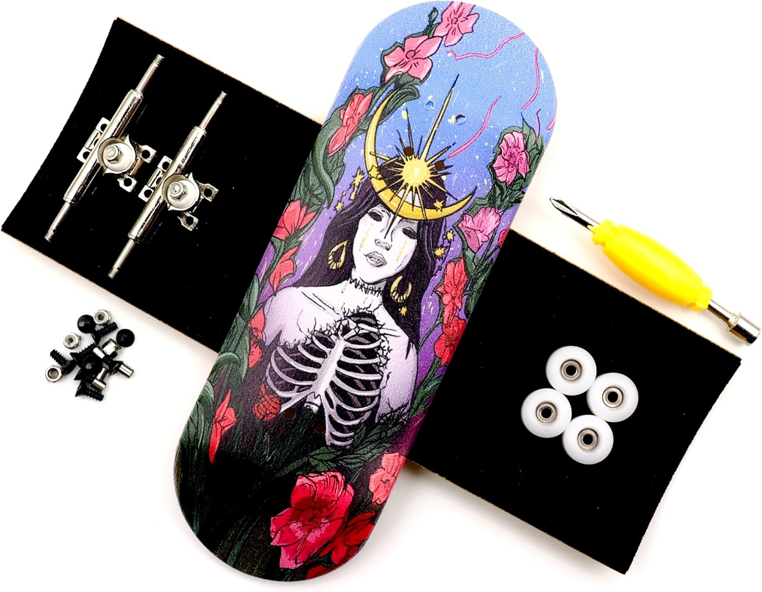 Amazon.com: RACOFSB 32mm Pro Fingerboard 12 Constellation Series Wooden ...