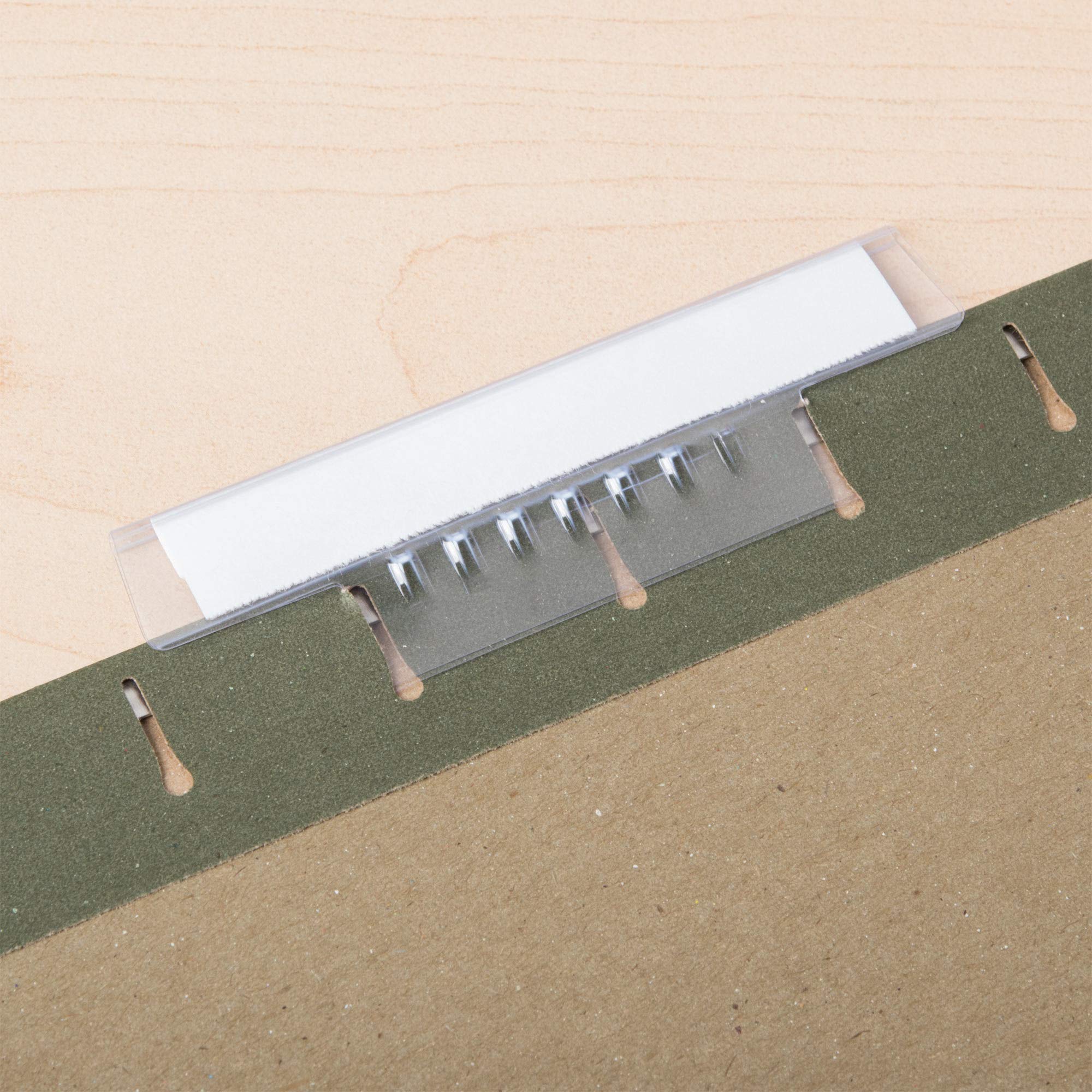 Snapklik.com : 1InTheOffice Clear Hanging Folder Tabs And Inserts