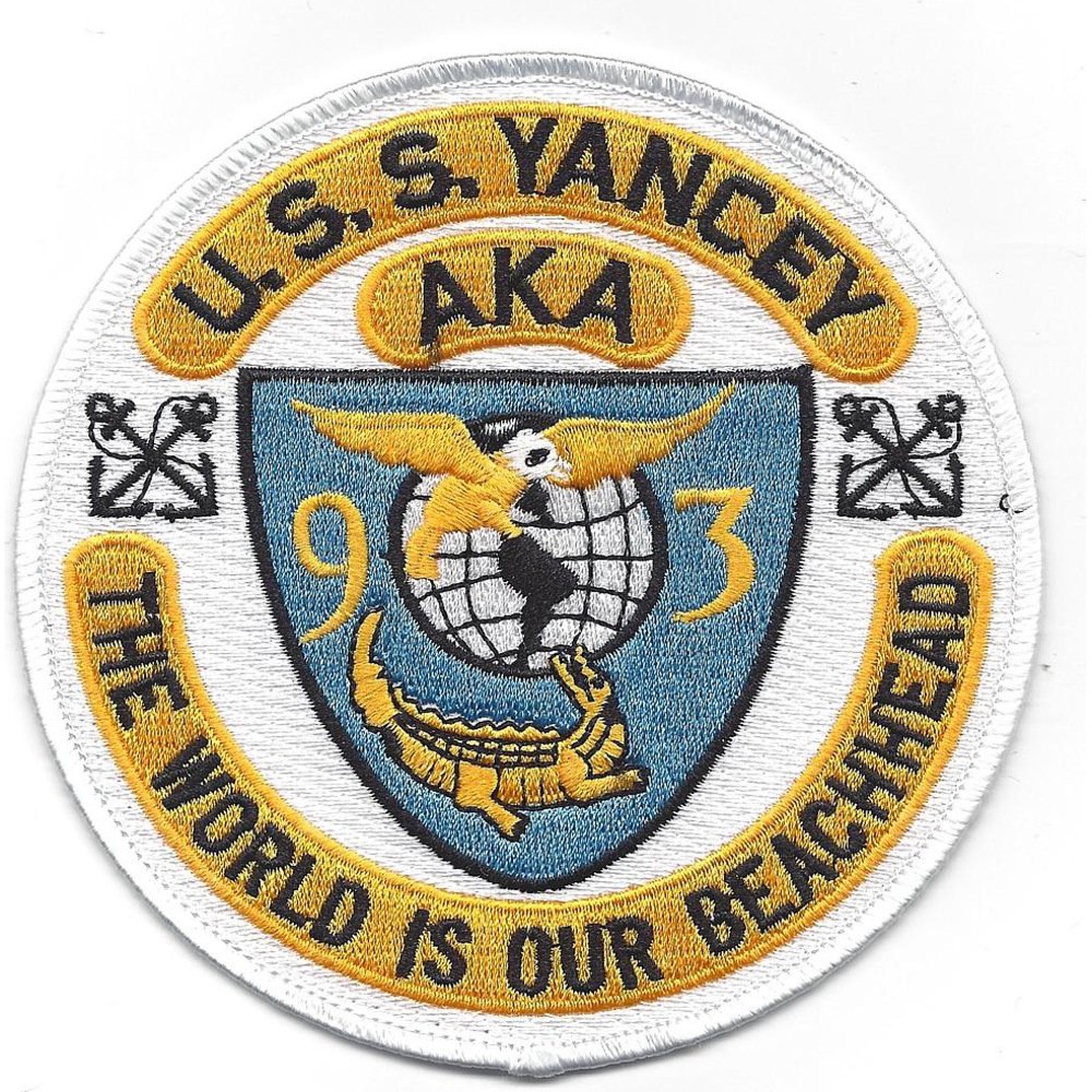 Amazon.com: USS Yancey AKA-93 Attack Cargo Ship Patch : Clothing, Shoes ...