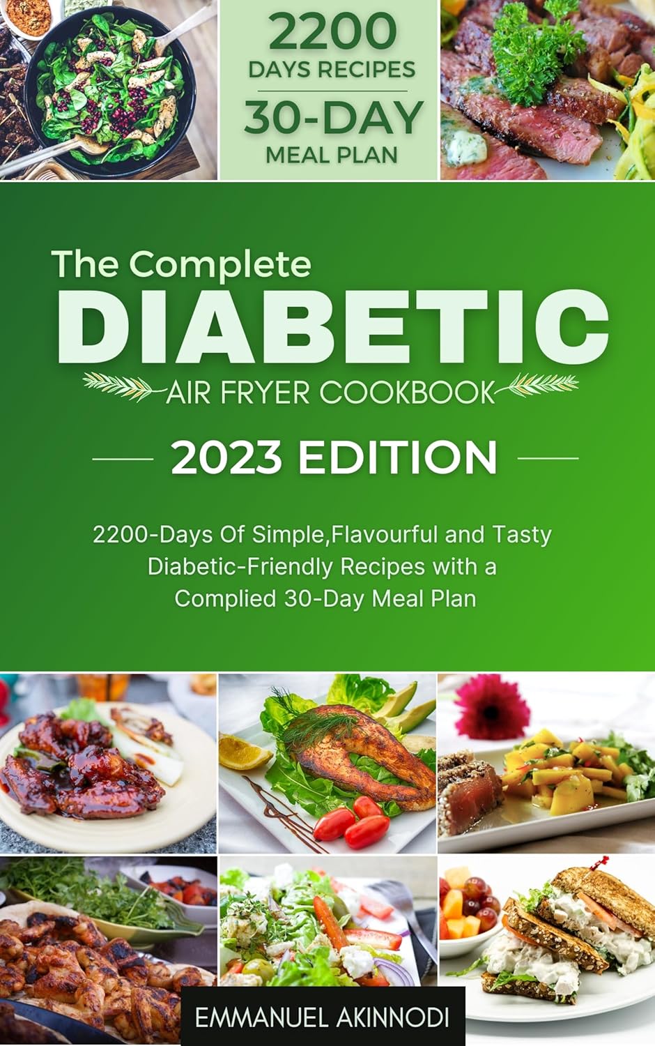 Amazon.com: THE COMPLETE DIABETIC AIR FRYER COOKBOOK: 2200-Days Of ...