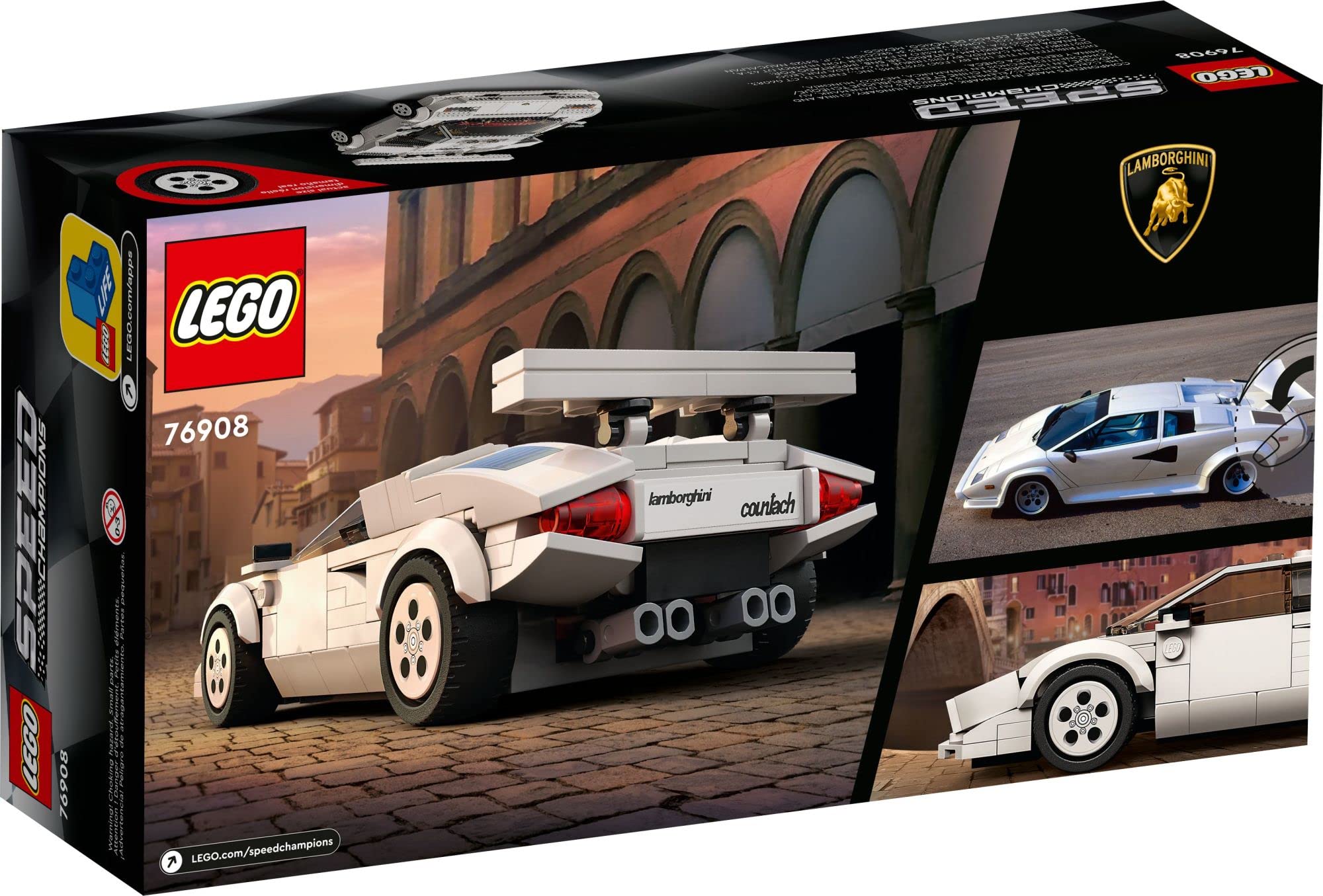 Kit de construcción LEGO Speed Champions Lamborghini Countach 76908 ...