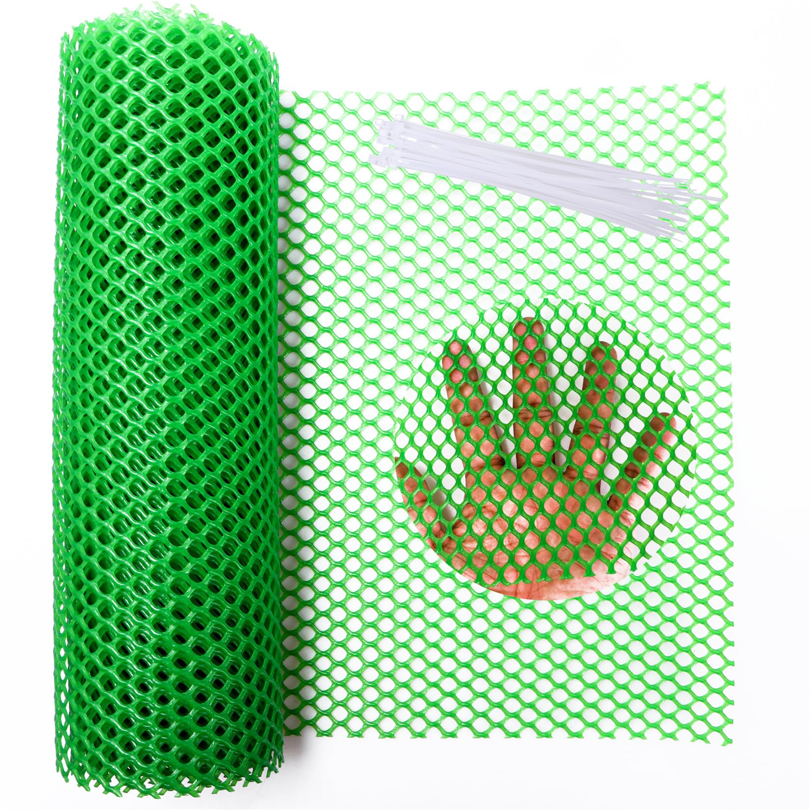 Amazon.com : Wire Fence Mesh Plastic Mesh Roll Chicken Wire 11.8IN X ...