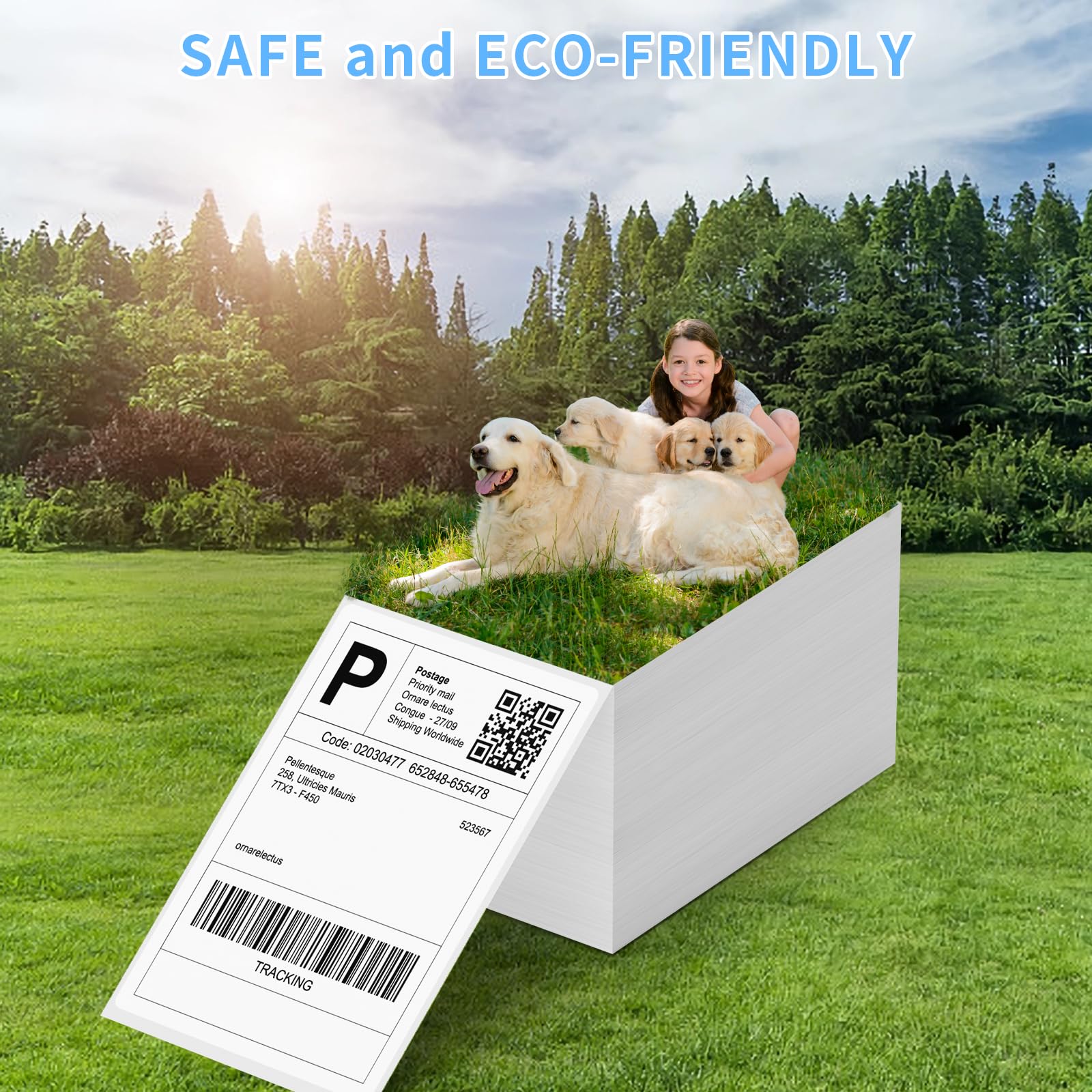 Snapklik.com : Direct Thermal Label-Shipping Label 4x6-NefLaca Thermal ...
