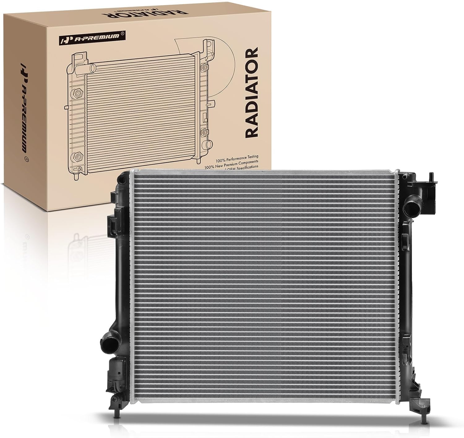 Amazon.com: A-Premium Engine Coolant Radiator Assembly Compatible with ...