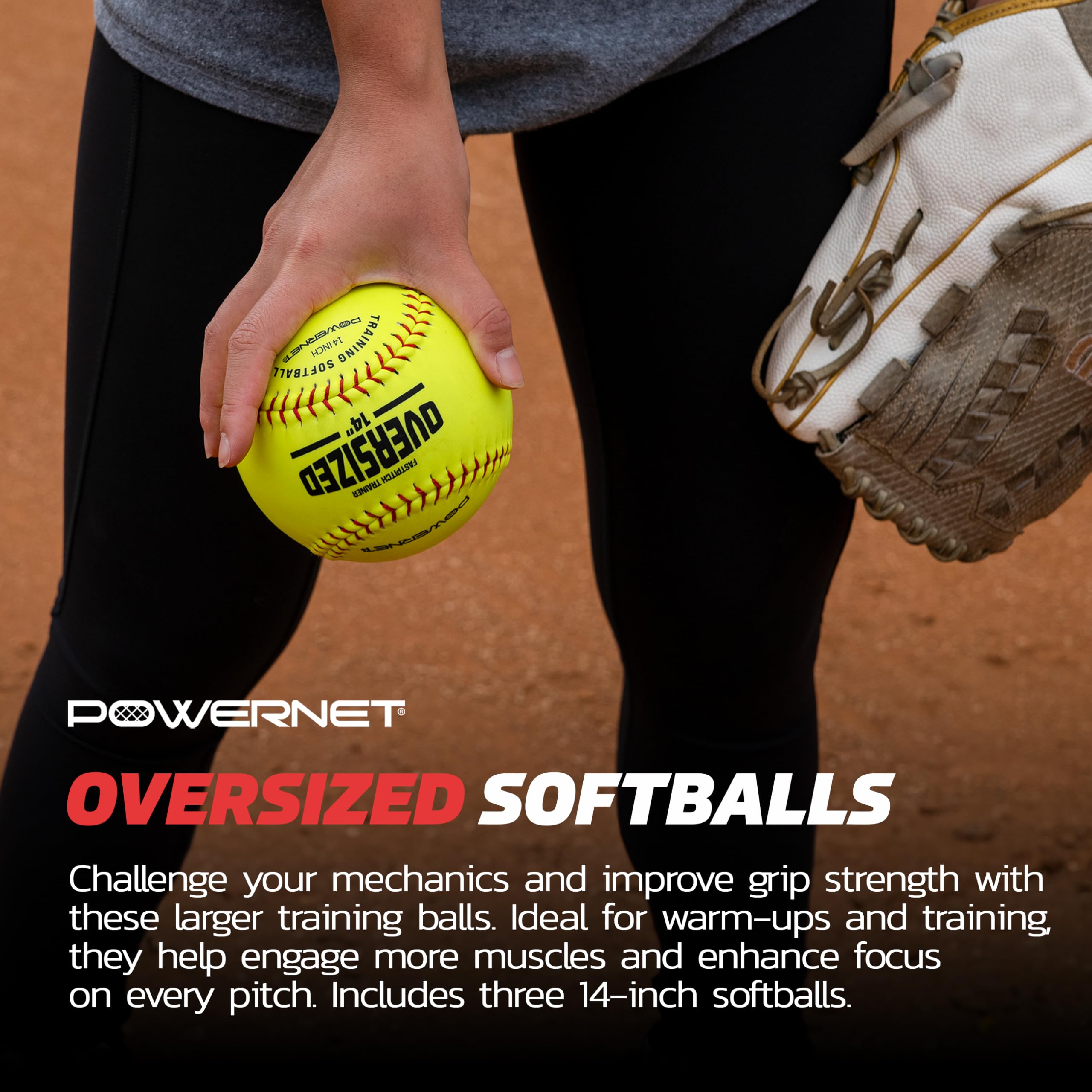 Us Open Tennis Balls 12" Official Slowpitch Softballs (Pack Of 12 ...