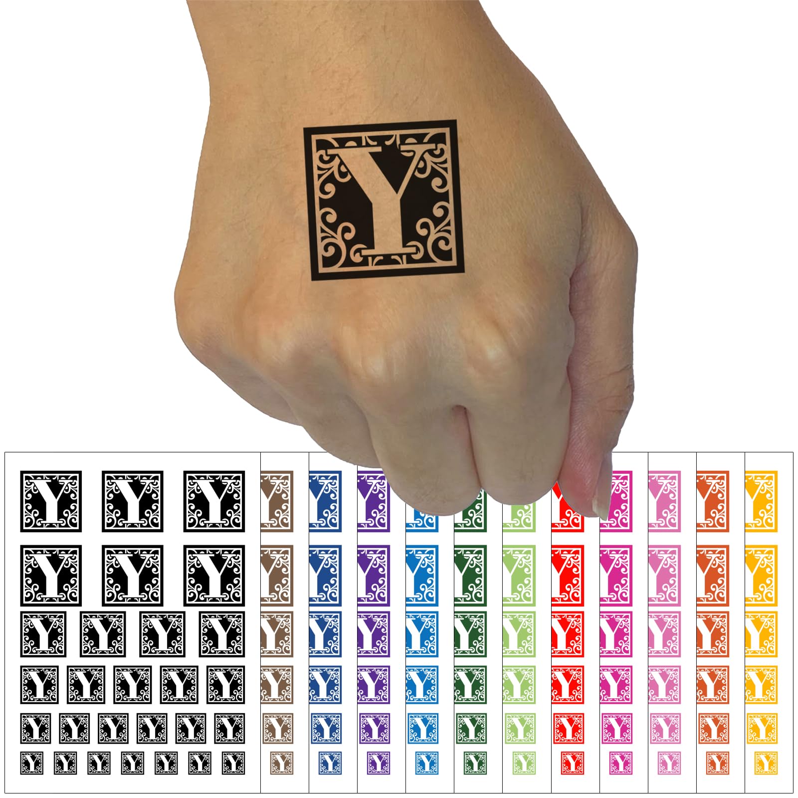 Letter Y Tattoo