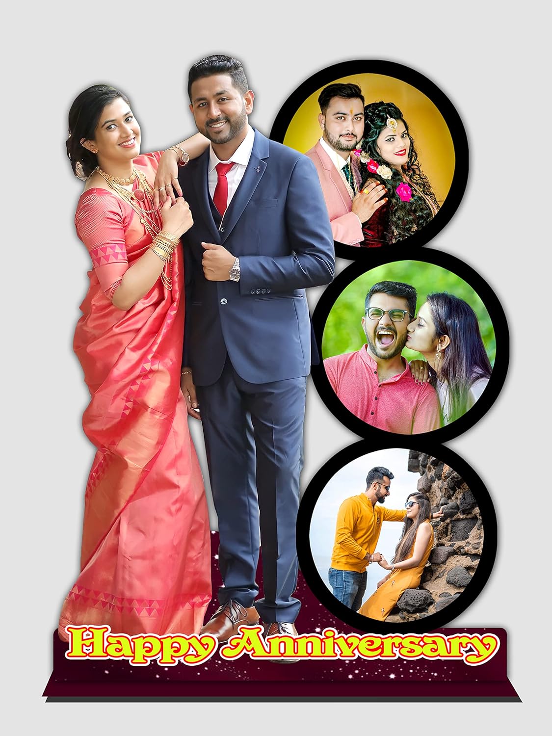 Maurya Creation Birthday Anniversary Wedding Photo Frame Gift Size12x9 ...