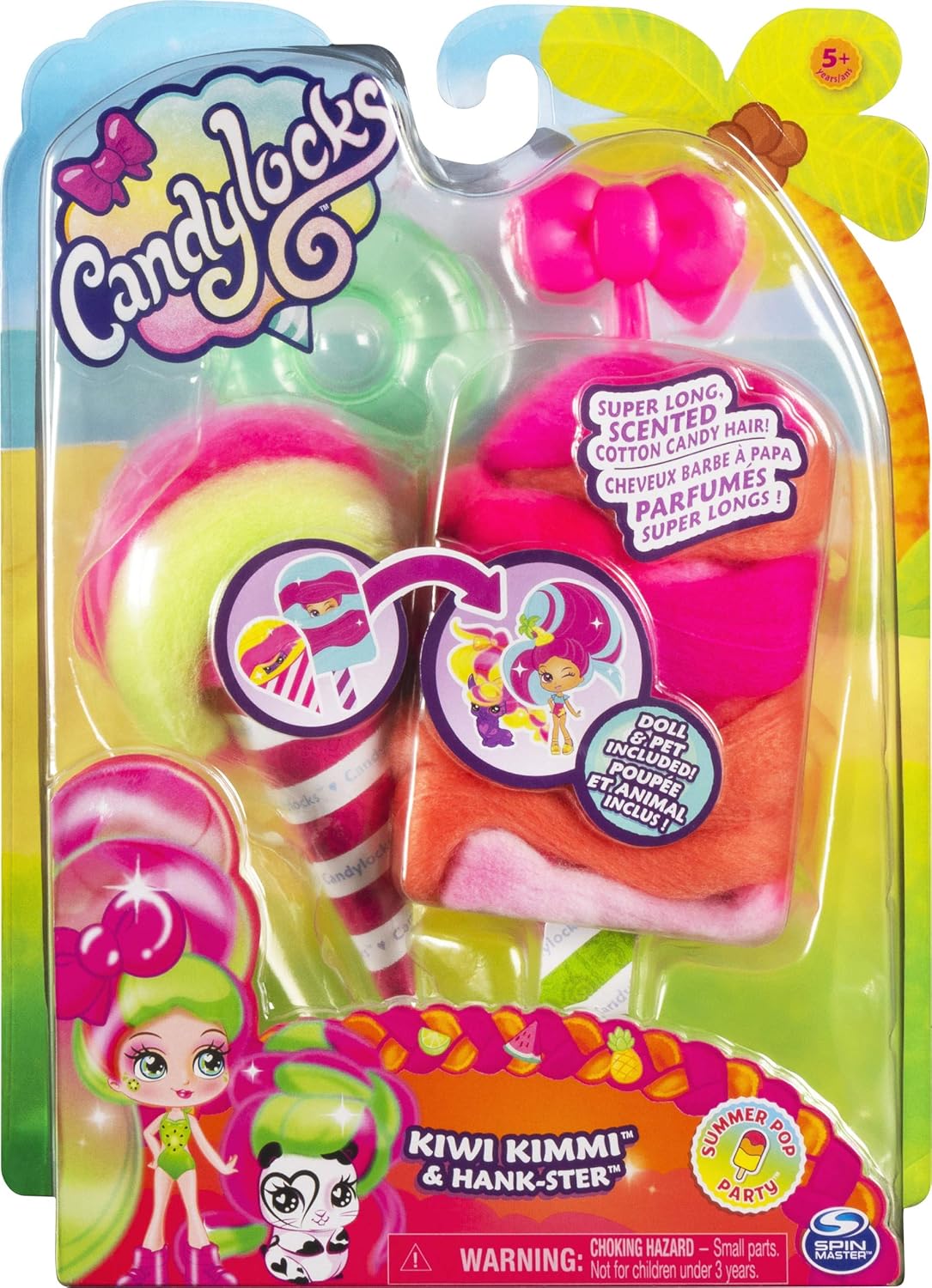 Candylocks 6056834 2-Pack, Kiwi Kimmi 7.5-cm Scented Collectible Doll ...