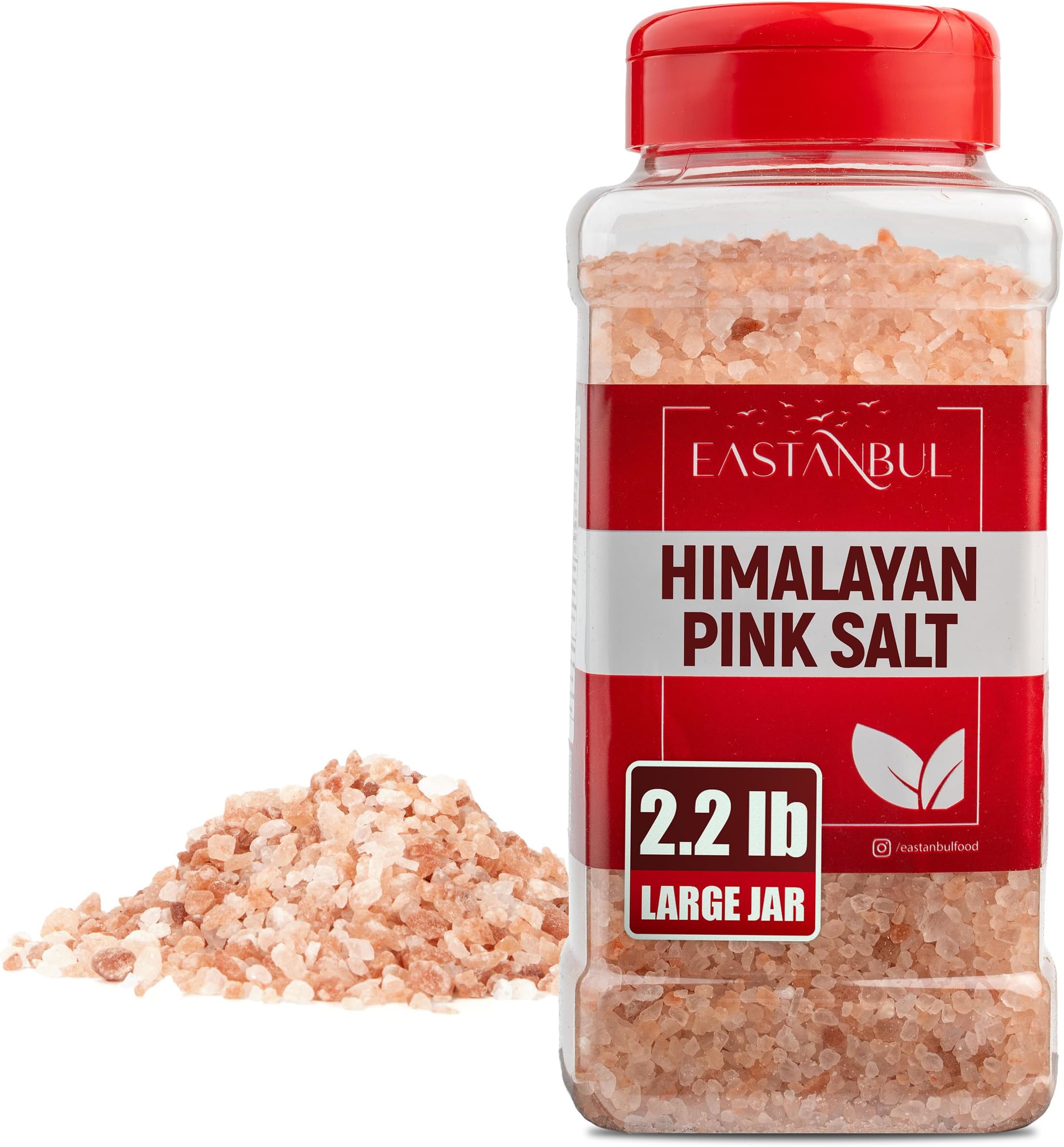 Amazon.com : Eastanbul Himalayan Pink Salt for Grinder Refill, 2.2lb ...
