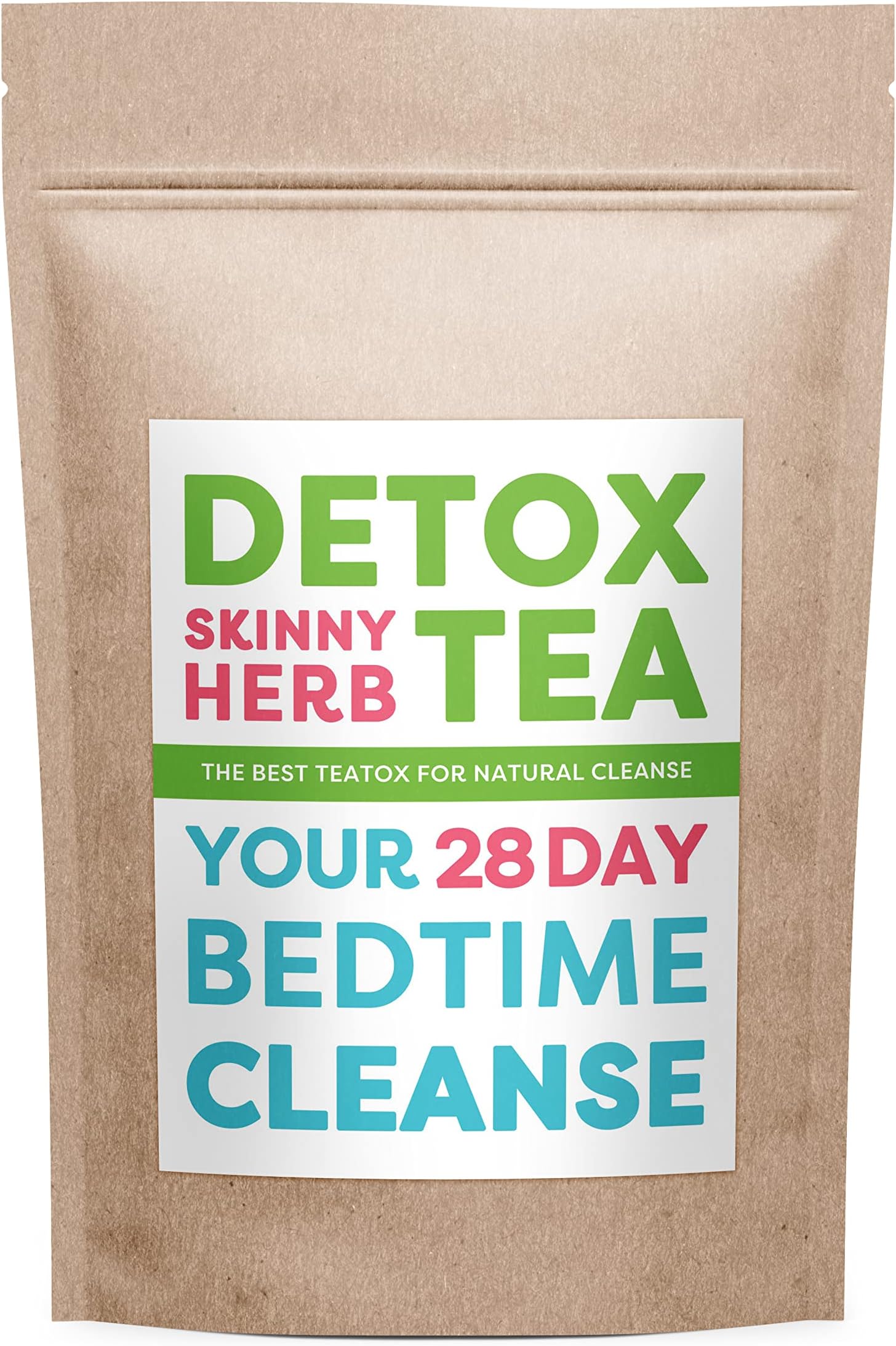 Amazon.com: 28 Days Bedtime Cleanse Tea : Detox Skinny Herb - Effective ...