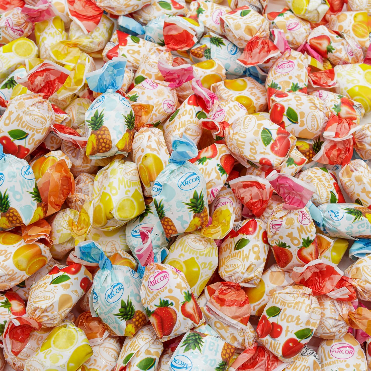 Amazon.com : Arcor Fruit Filled Hard Candy | 2 Pound Bulk Bag ...