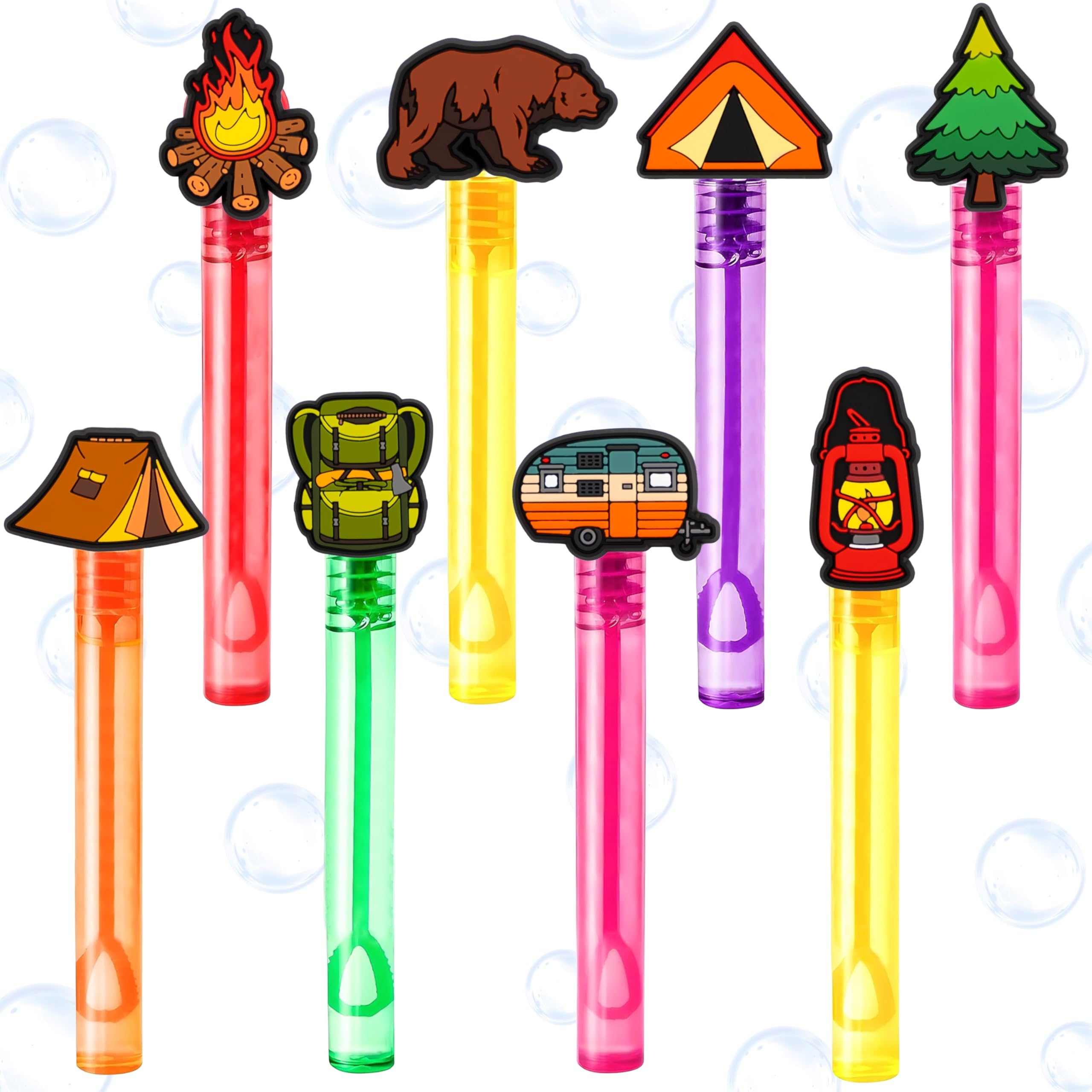 Amazon.com: 24PCS Camping Bubble Wands Party Favors Goodie Bag Fillers ...